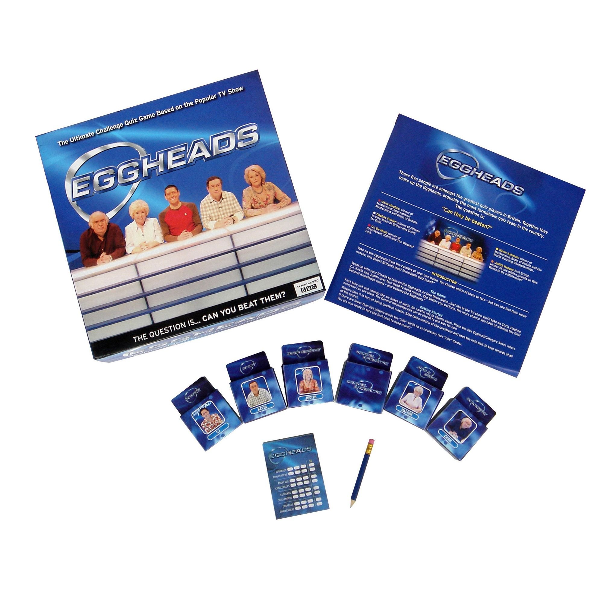 ToyCentre Eggheads Board Game - General Knowledge Trivia, 6+, 1 Player ...