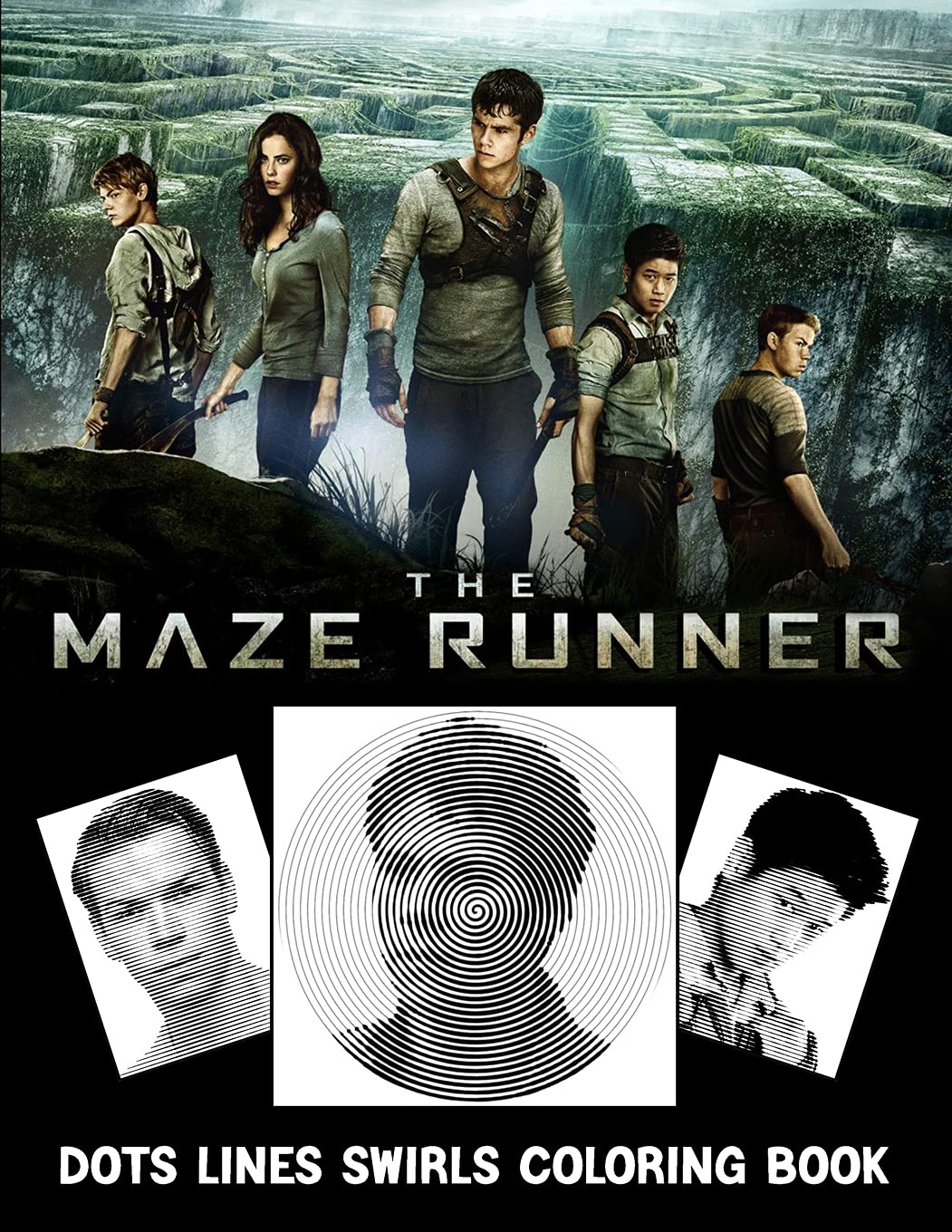 Buy The Maze Runner Dots Lines Swirls Coloring Book: maze runner dots ...