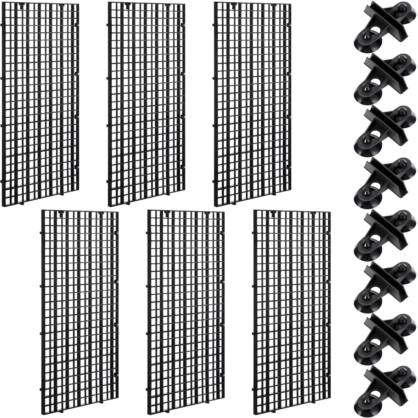 Snapklik.com : Zeyune 6 Pcs Fish Tank Divider Aquarium Separator Light ...