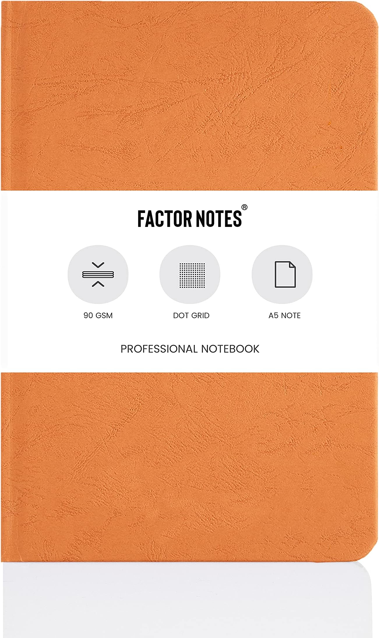 Factor Notes Notebook: 100 GSM, Dot Grid, A5, 144 Pages - Bullet ...