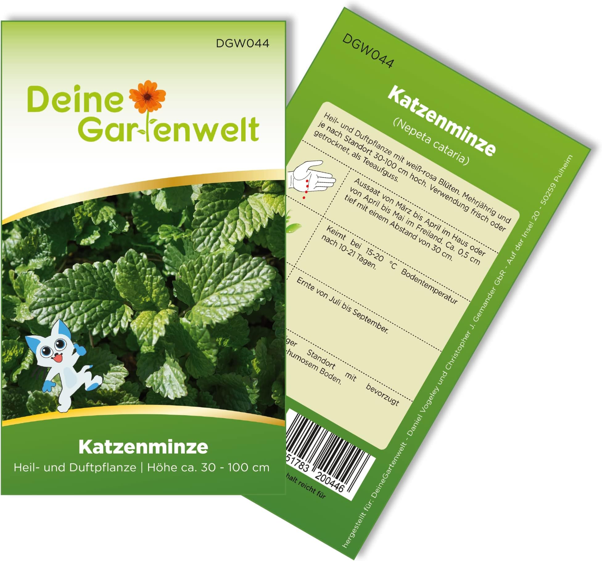 Tee Kräuter Samen Set: 8 Sorten Saatgut für Balkon und Garten ...