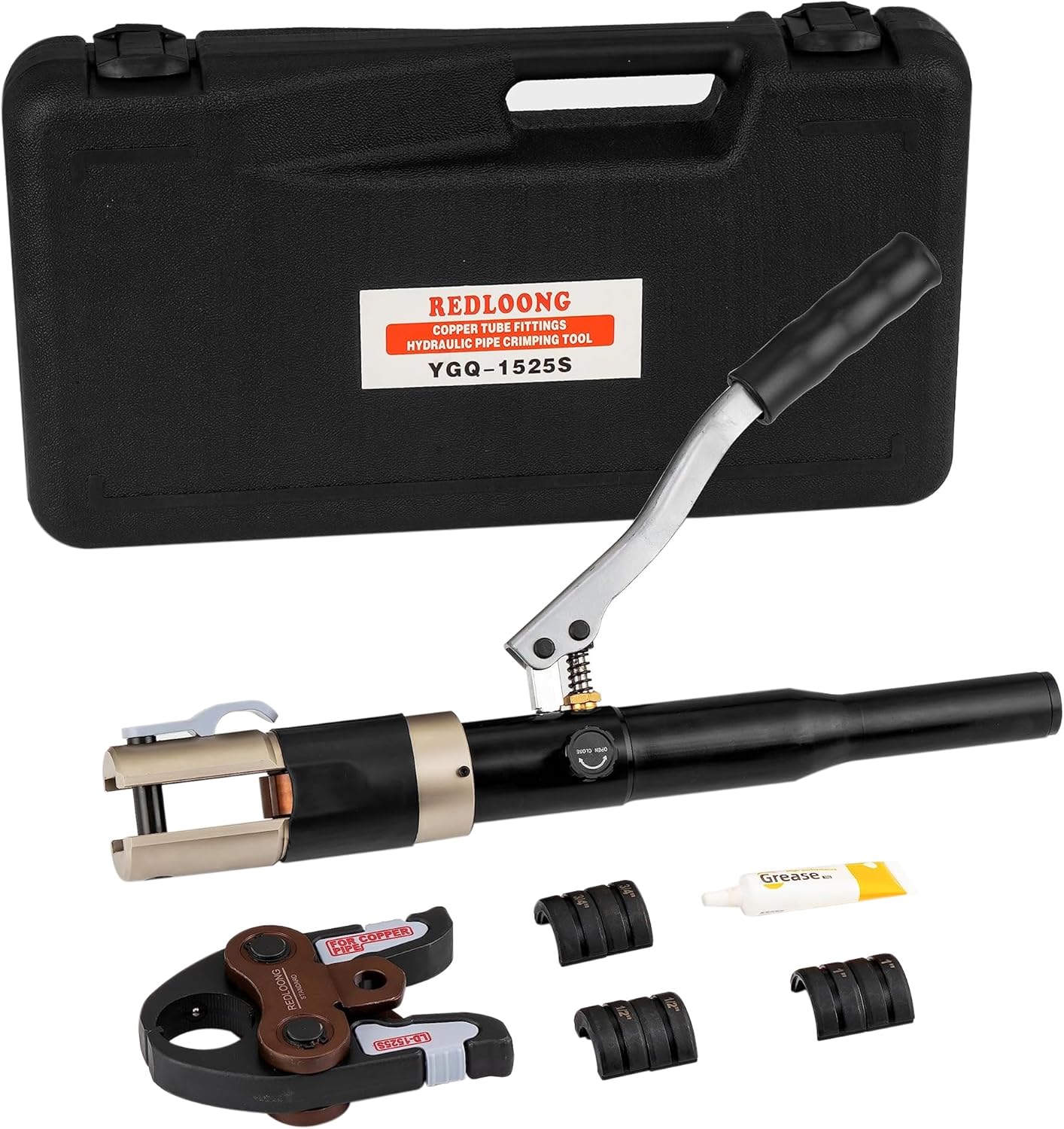 Copper Tube Fittings Hydraulic Pipe Crimping Tool with 1/2 inch,3/4 ...