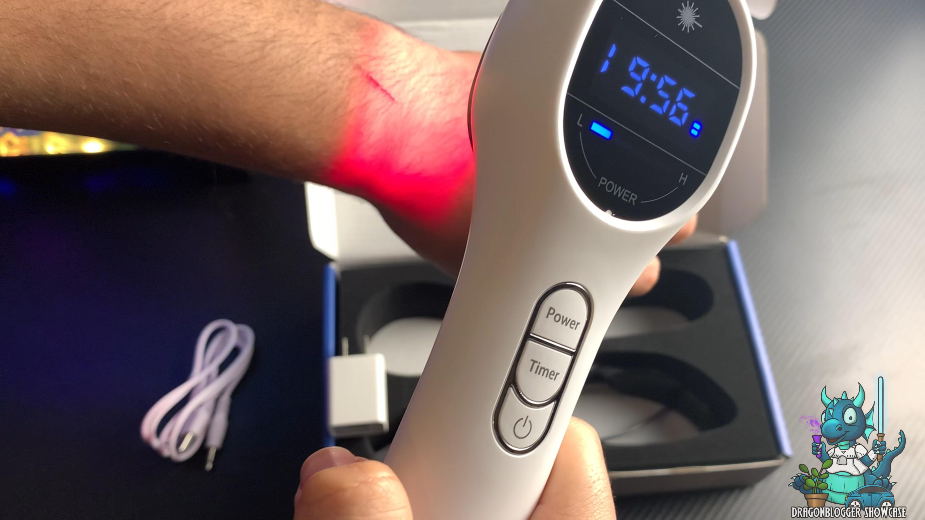 Watch Showcasing Holsn Red Light Therapy Device on Amazon Live