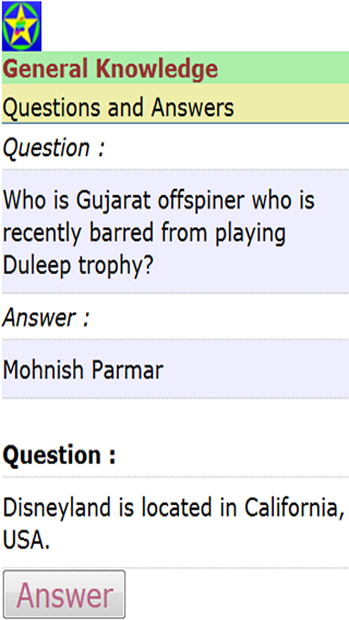 General Knowledge Questions and Answers - App on Amazon Appstore