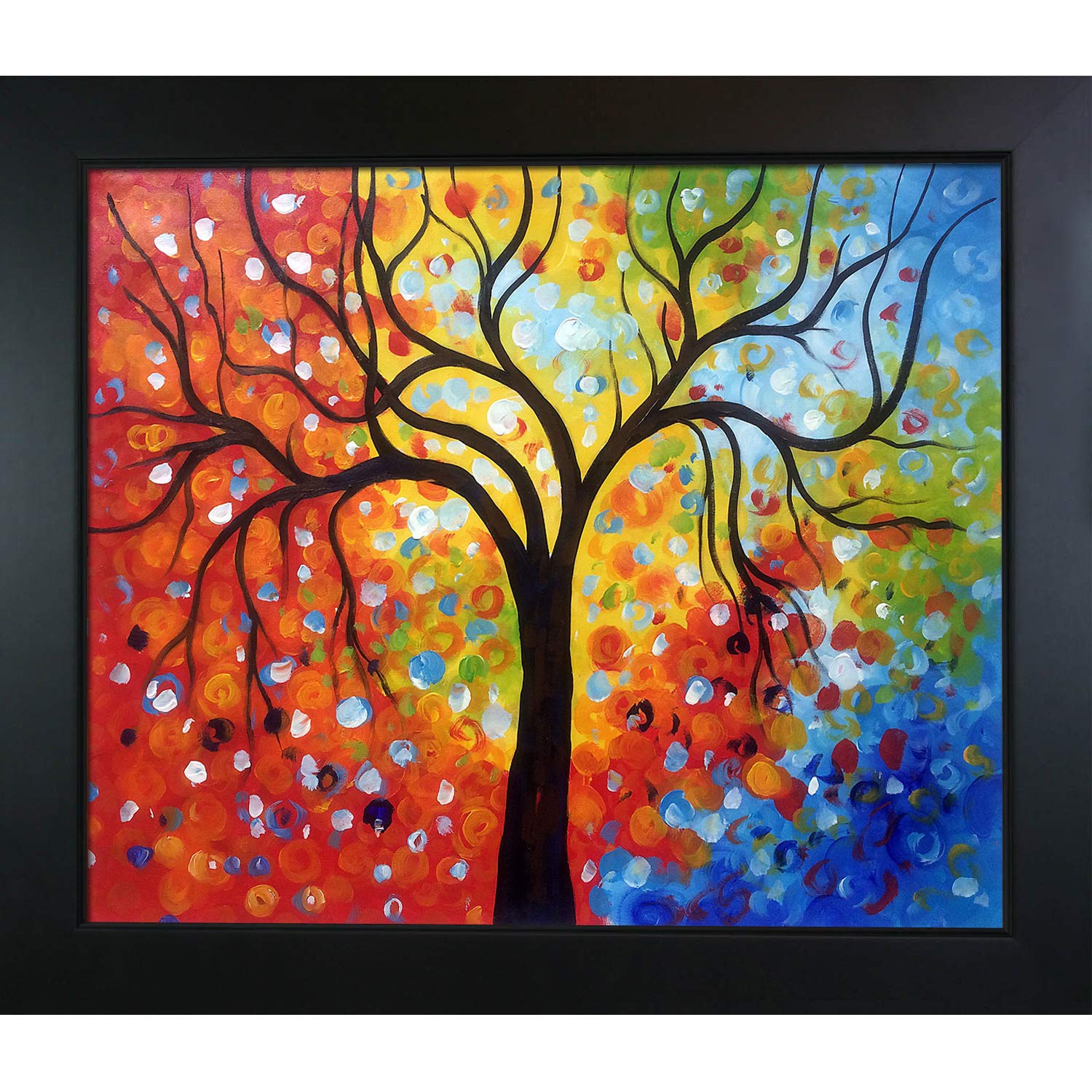 Rainbow Tree Painting