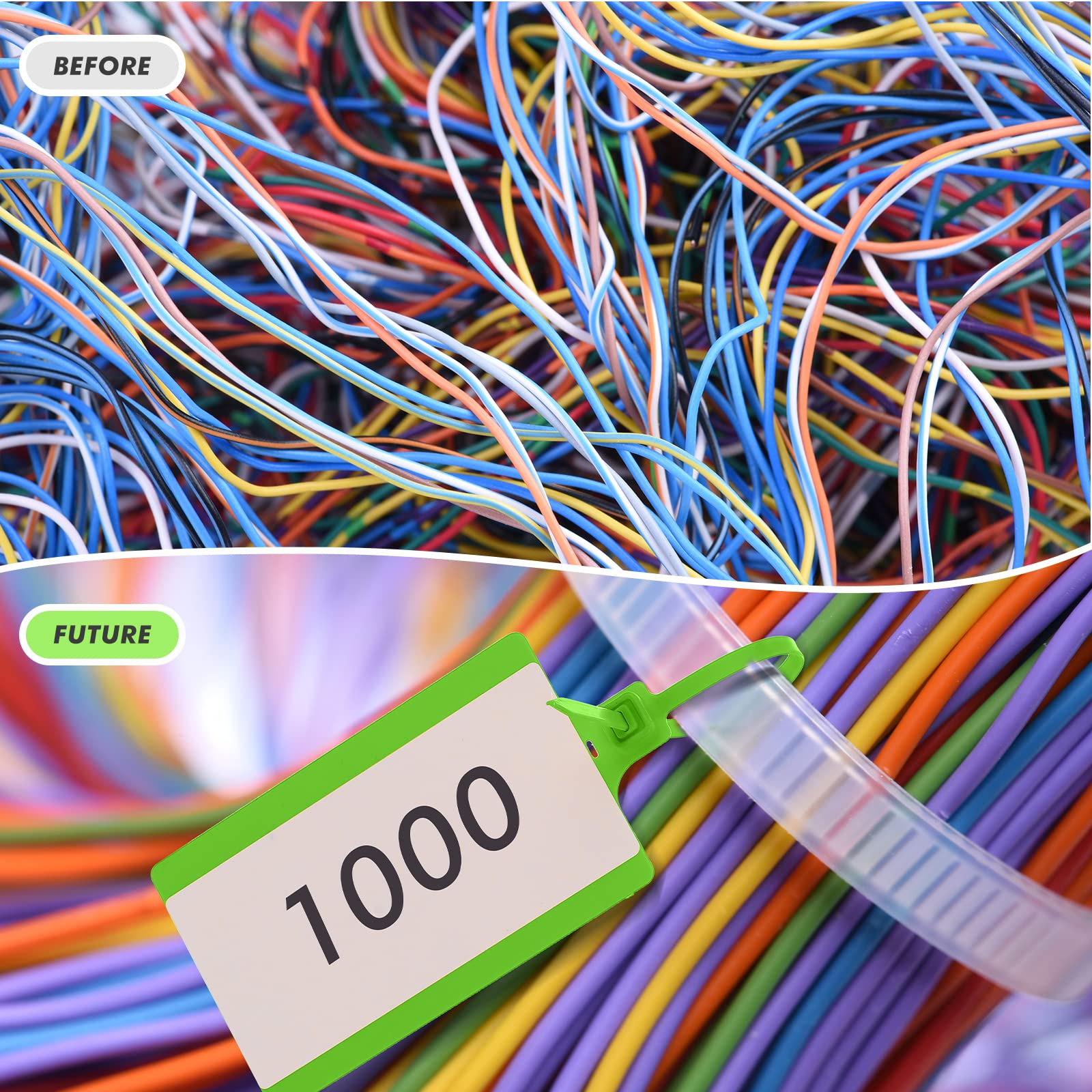 Snapklik.com : Pajean Waterproof Plastic Tags