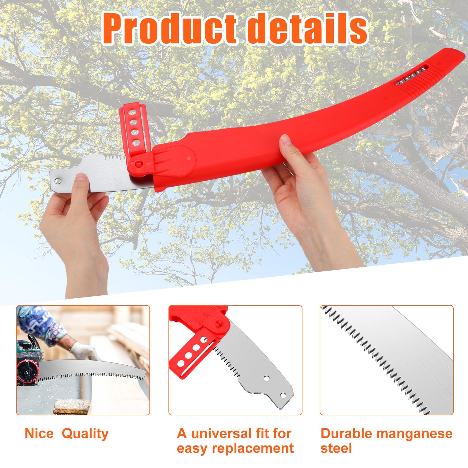 2 Pcs Replacement Saw Blades with Blade Protective Sleeve Universal ...