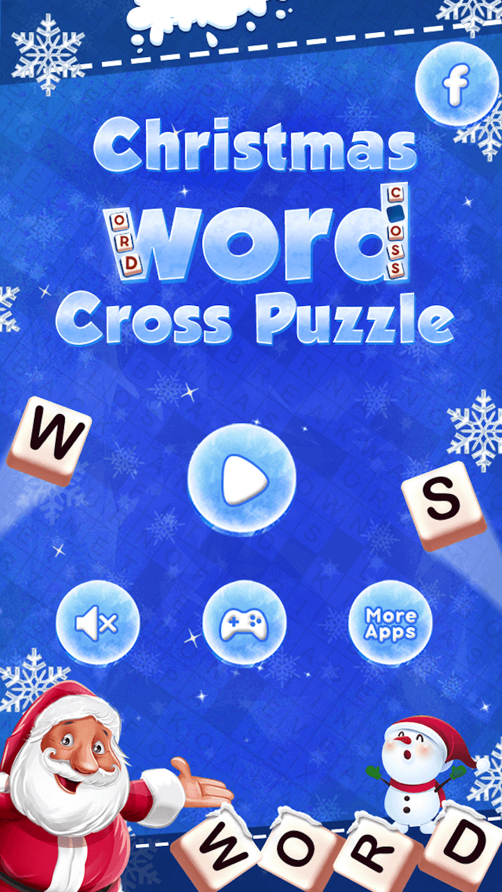 Christmas Word Cross - 1 Clue Picture Puzzle:Amazon.com:Appstore for ...