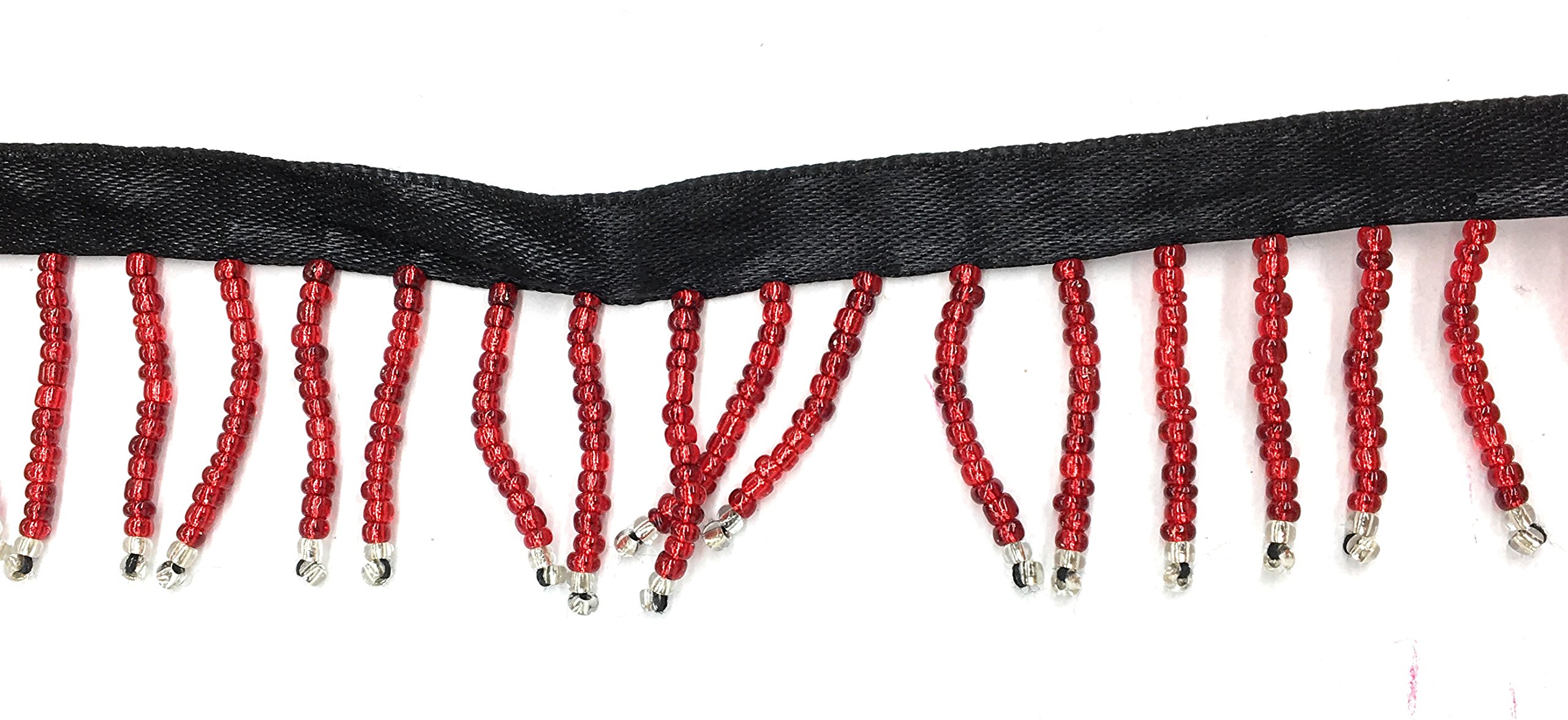 Red Beaded Fringe