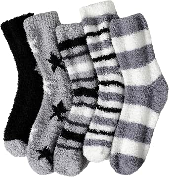 Amazon.com: Avisky Slipper Socks Fuzzy Socks for Women Warm Fuzzy Socks ...