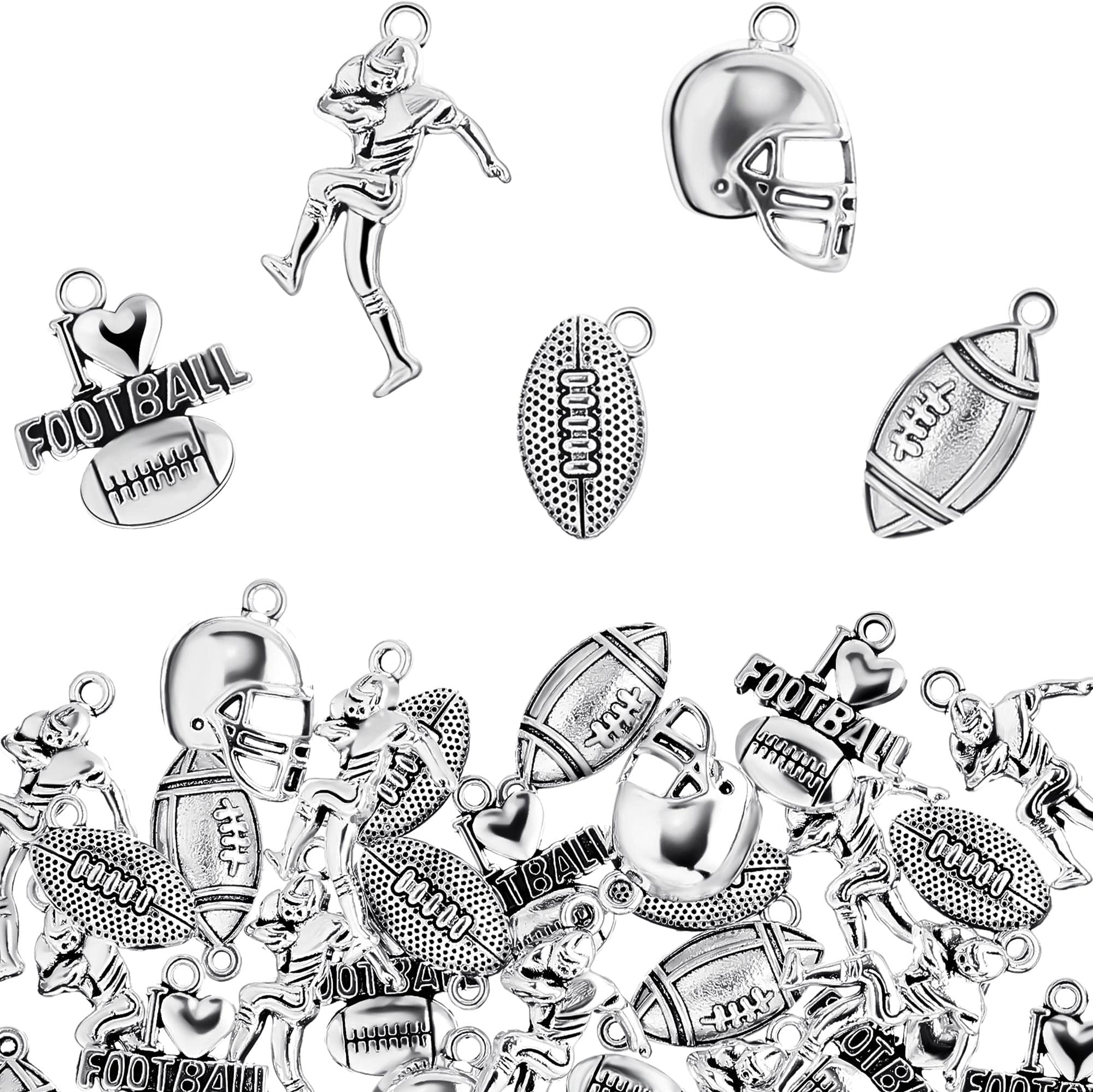 Amazon.com: Honbay 70PCS Alloy Ball Sports Charms Soccer Pendants ...