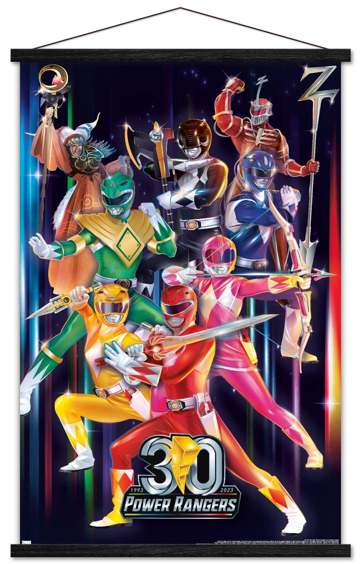 Amazon.com: Trends International Power Rangers - 30th Group Wall Poster ...