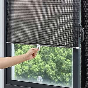 Amazon.com: HUAZIYU Blackout Blind Shade with Suction Cups Temporary Portable Window Cover ...