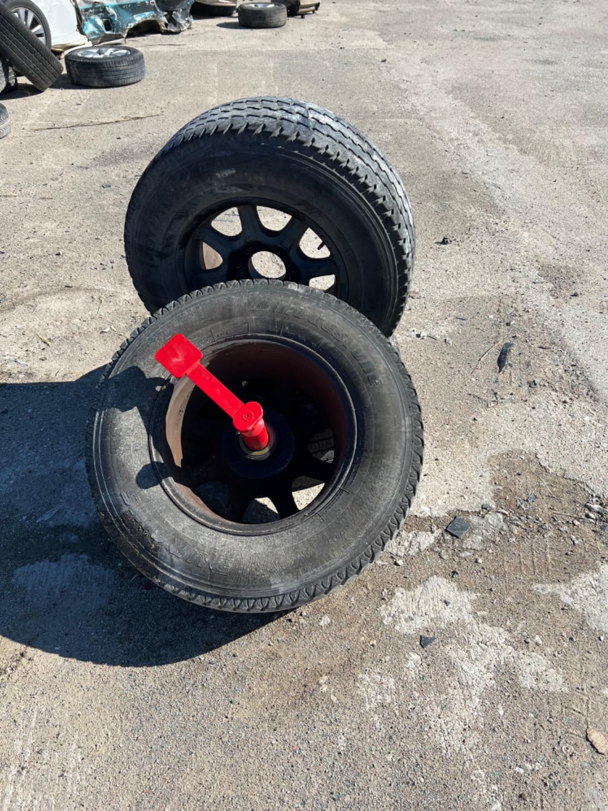 $17/mo - Finance 2Pack Shipping Container Wheels 6-Lug Wheels kit ...