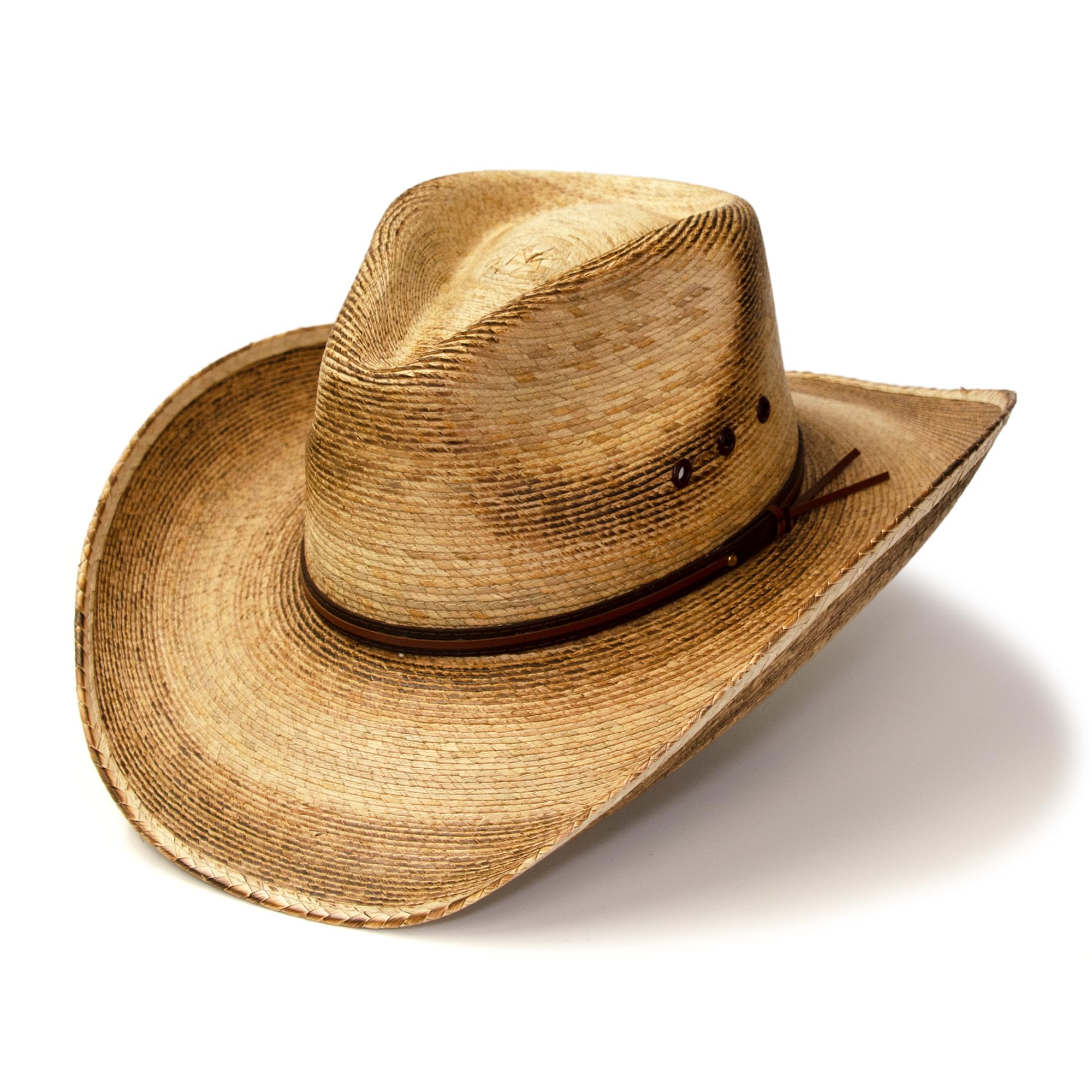 Western Express Palm Straw Cowboy Hat - Pinch Front Style with ...