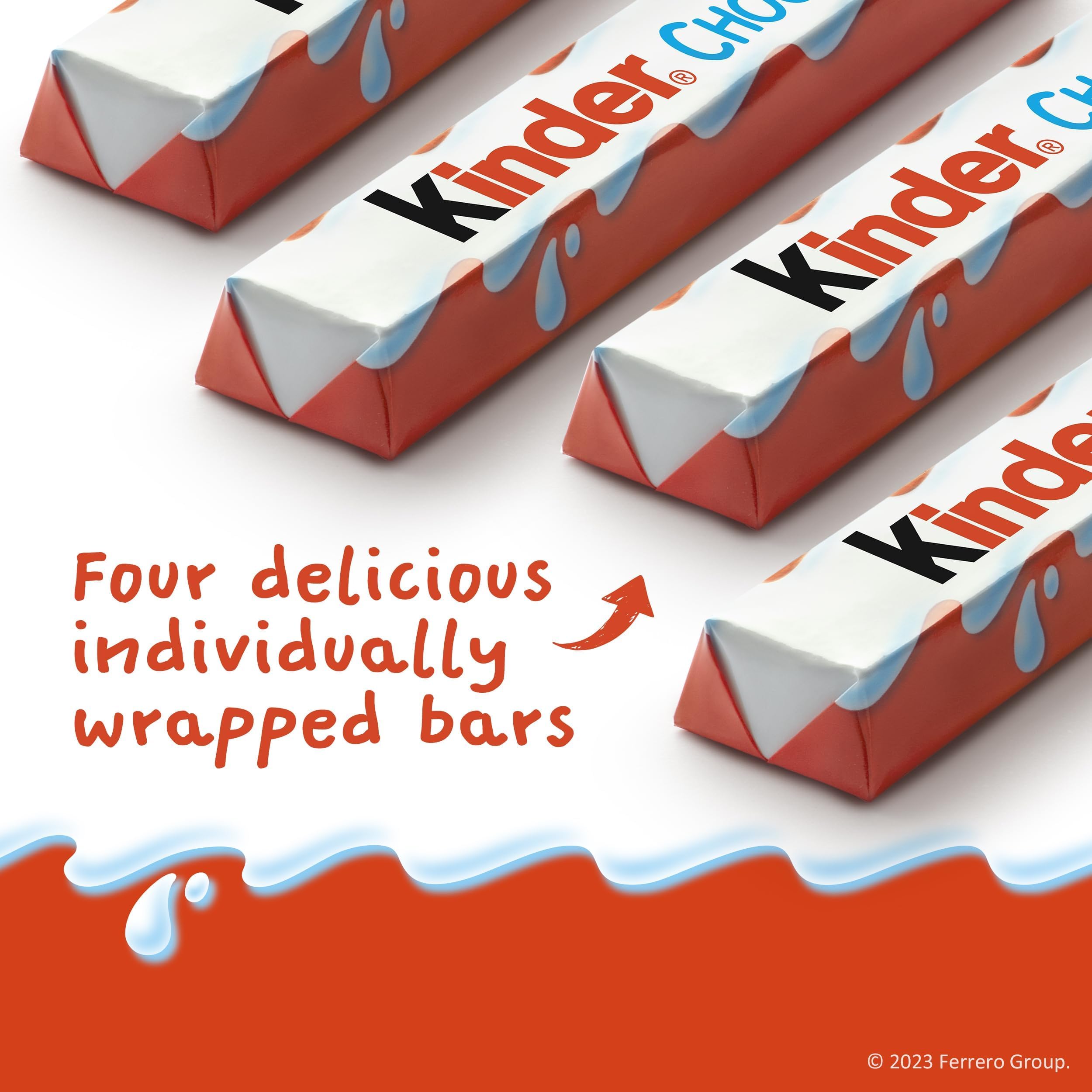 Snapklik.com : Kinder Chocolate, 18 Four Count Packs, Milk Chocolate Bar