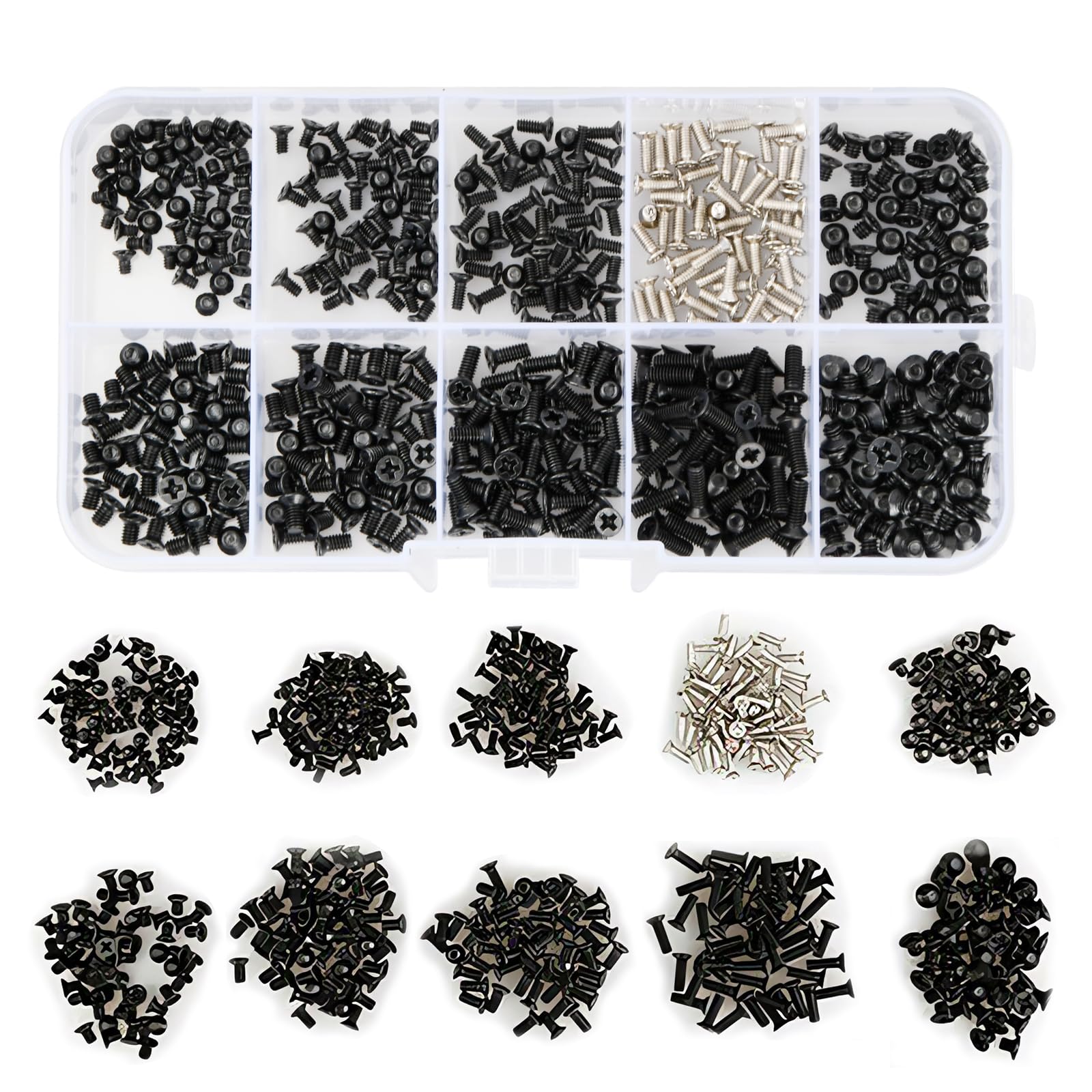 ZYFC 500 Pieces Computer Schrauben Set, Computer Screws Desktop Screw ...