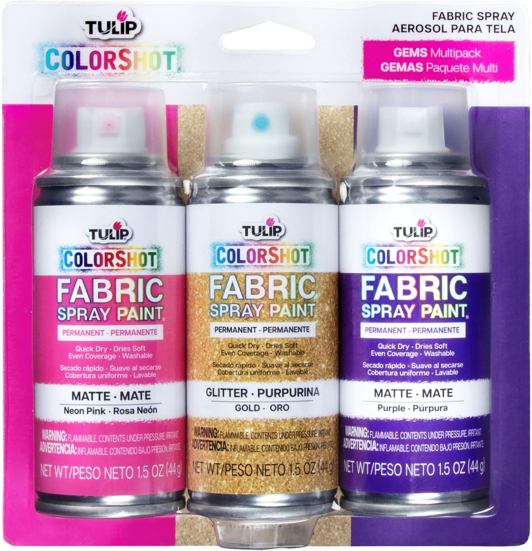 Amazon.com: Bulk Buy: Duncan Tulip Fabric Spray Paint 4 Ounces/Pkg ...