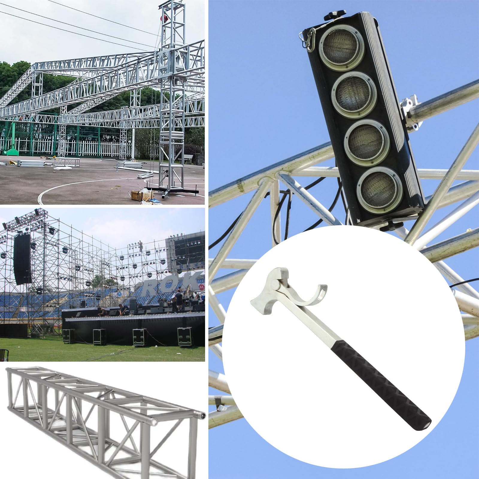 Snapklik.com : Hammer Of Truss Stage, Aluminum 2 In 1 Spigot Lighting ...