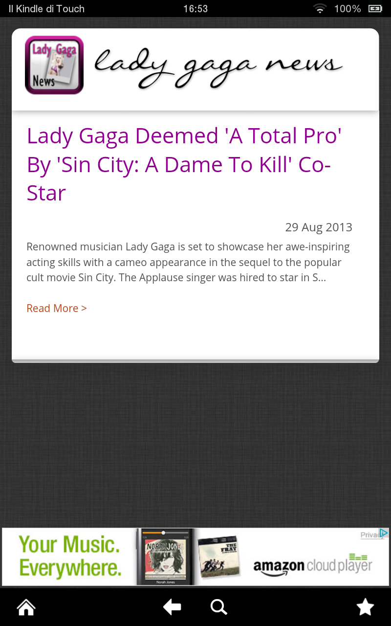 Lady Gaga News - App on Amazon Appstore