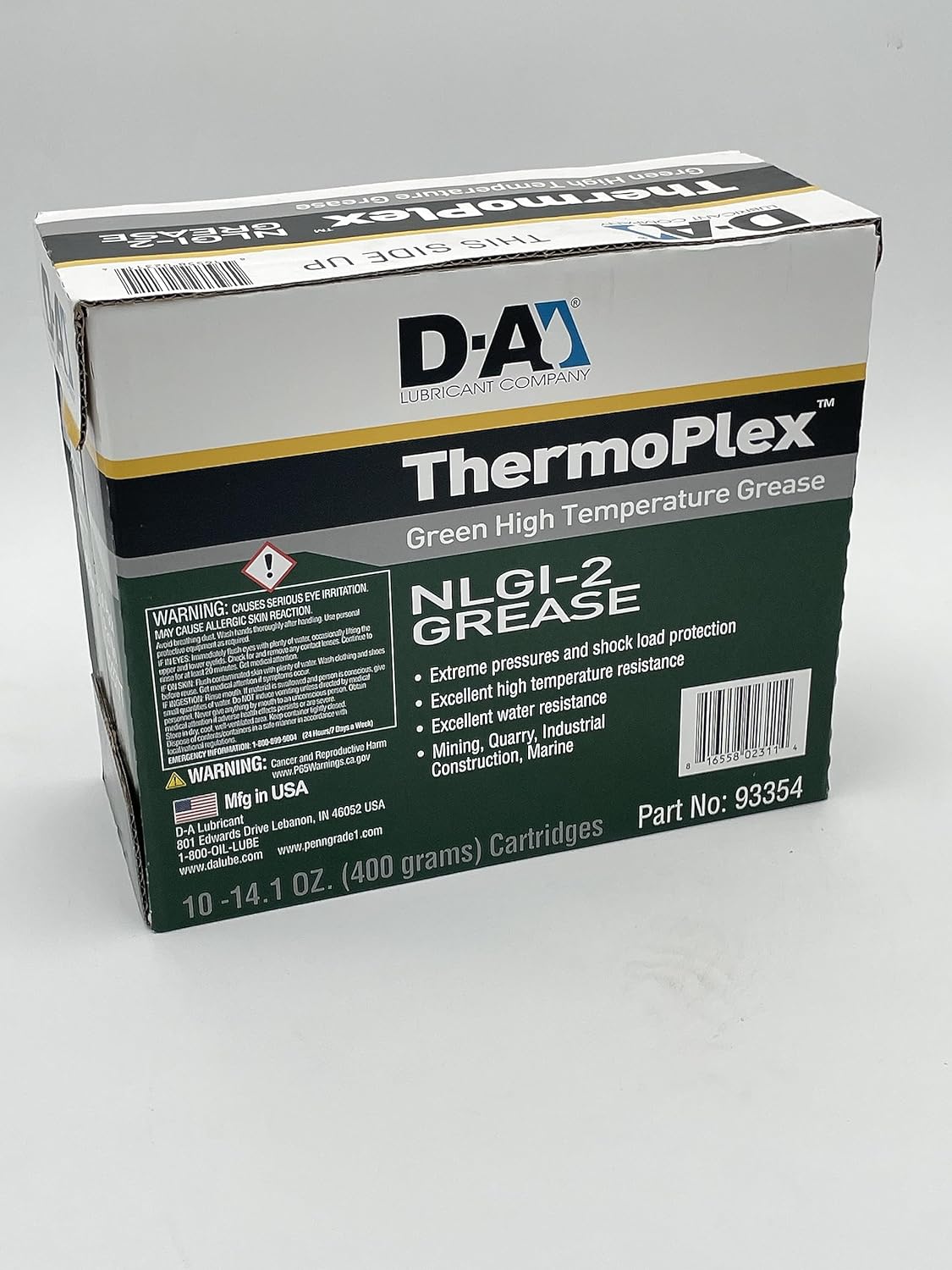 Thermoplex NLGI 2 Tubos de grasa de 14 onzas Caja de 10 tubos ...