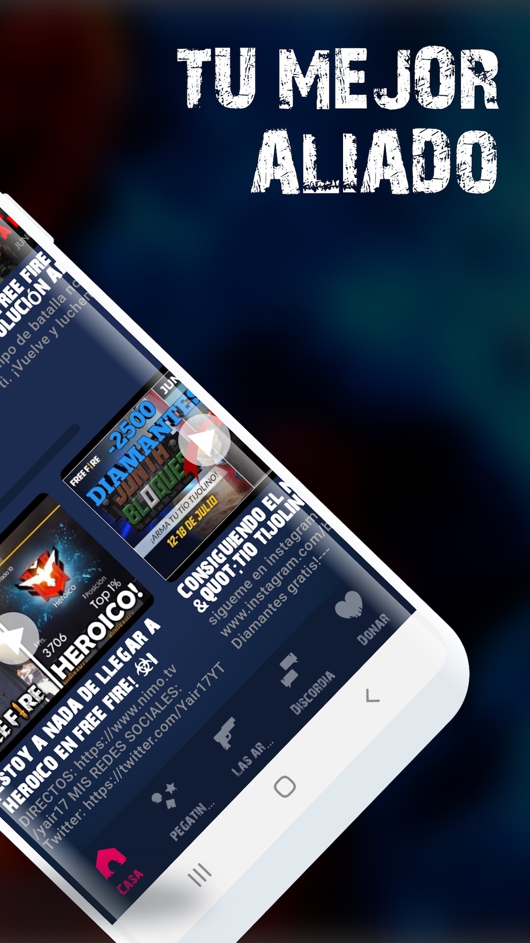 Aplicación Armas, Stickers y Stats para Garena Free Fire en Amazon Appstore