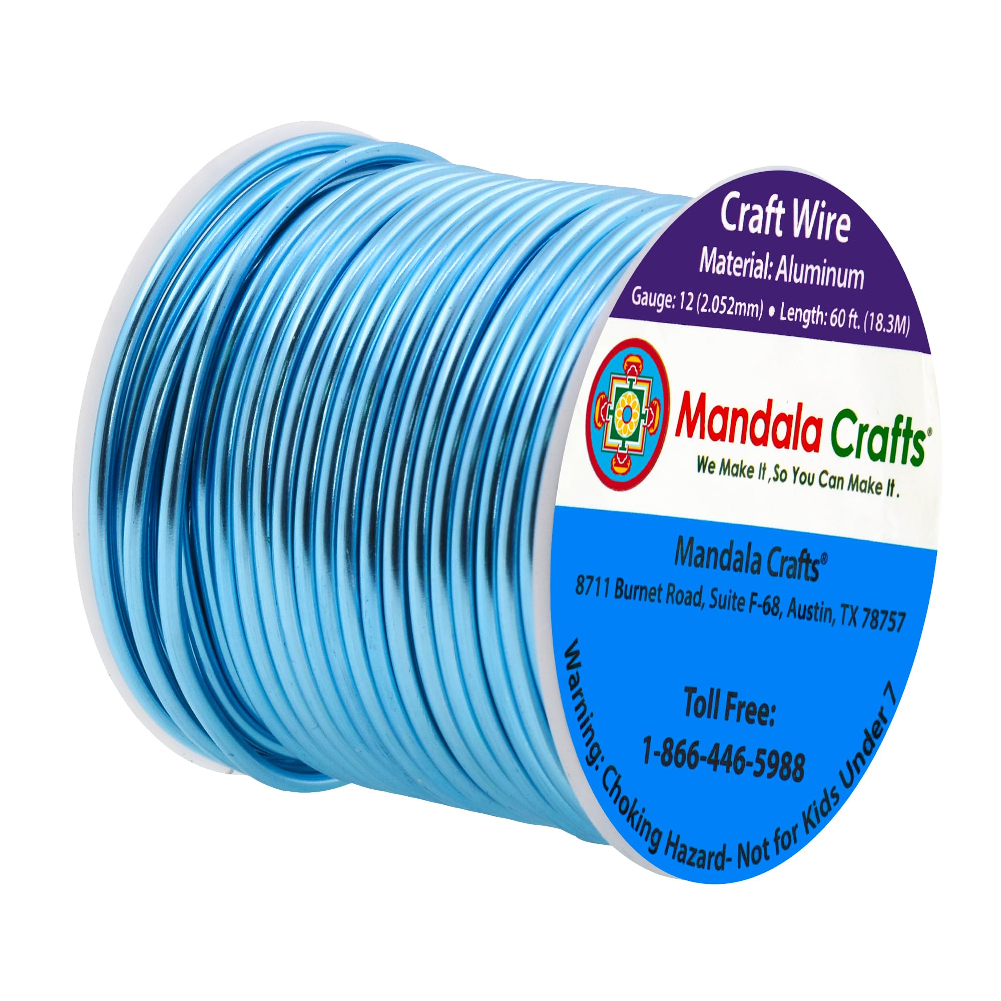Snapklik.com : Mandala Crafts 12 Gauge Anodized Aluminum Craft Wire For ...