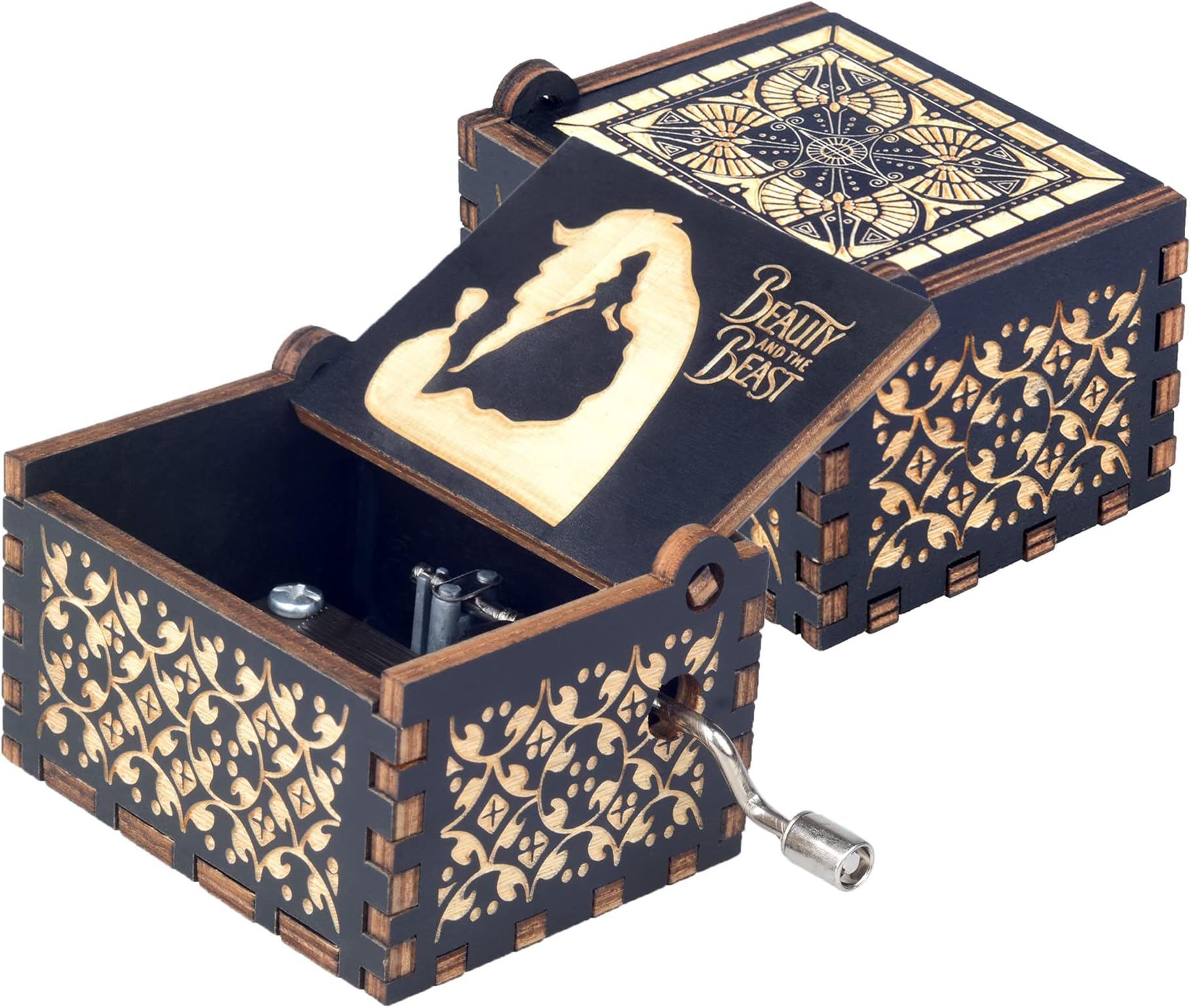 Amazon.com: Kcikn The Beast Hand-Crank Music Box for Him Her, Small ...
