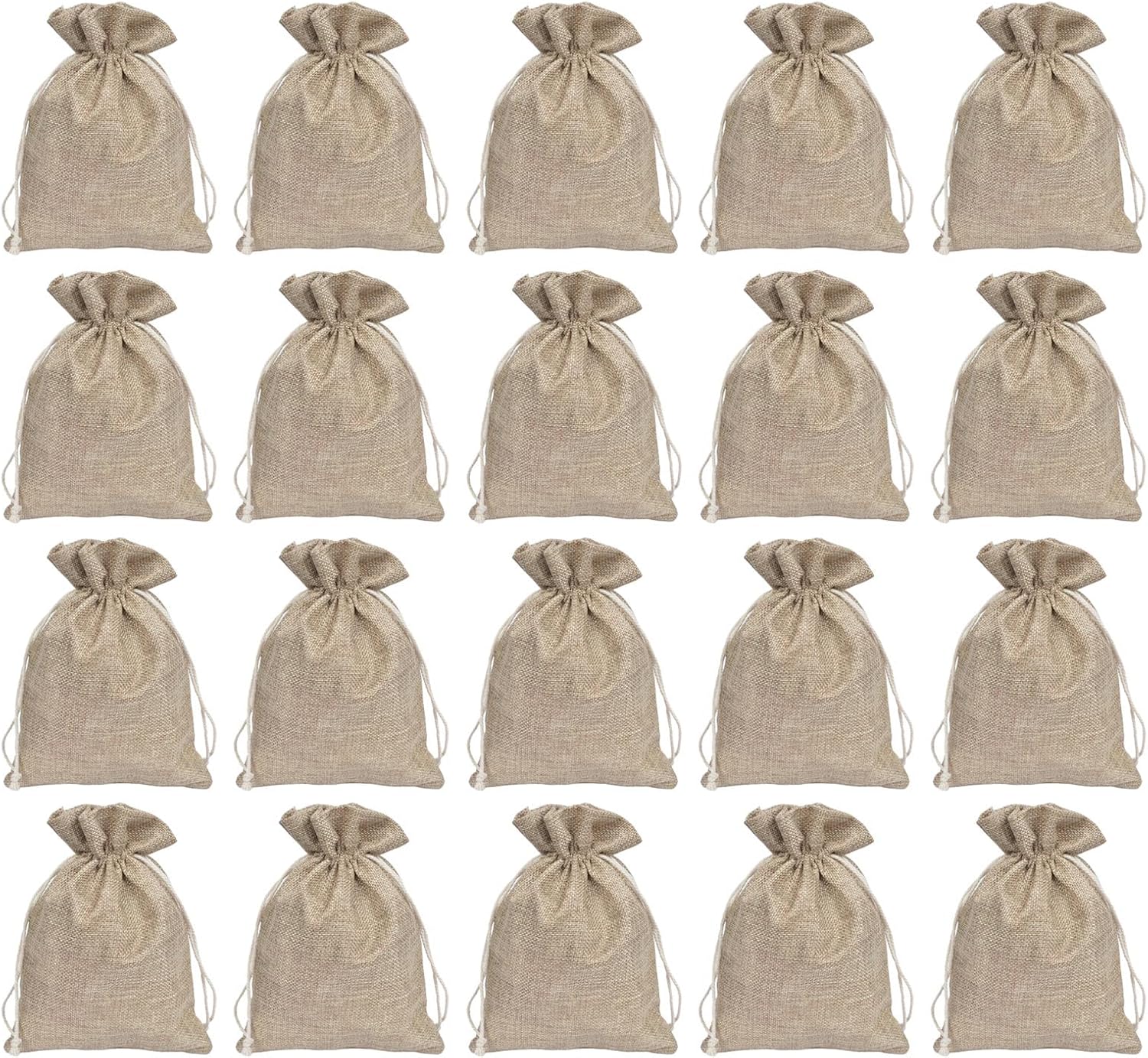 Amazon.com: ZHOUSUFEN 20 Pack of Fabric Pouches with Drawstring ...