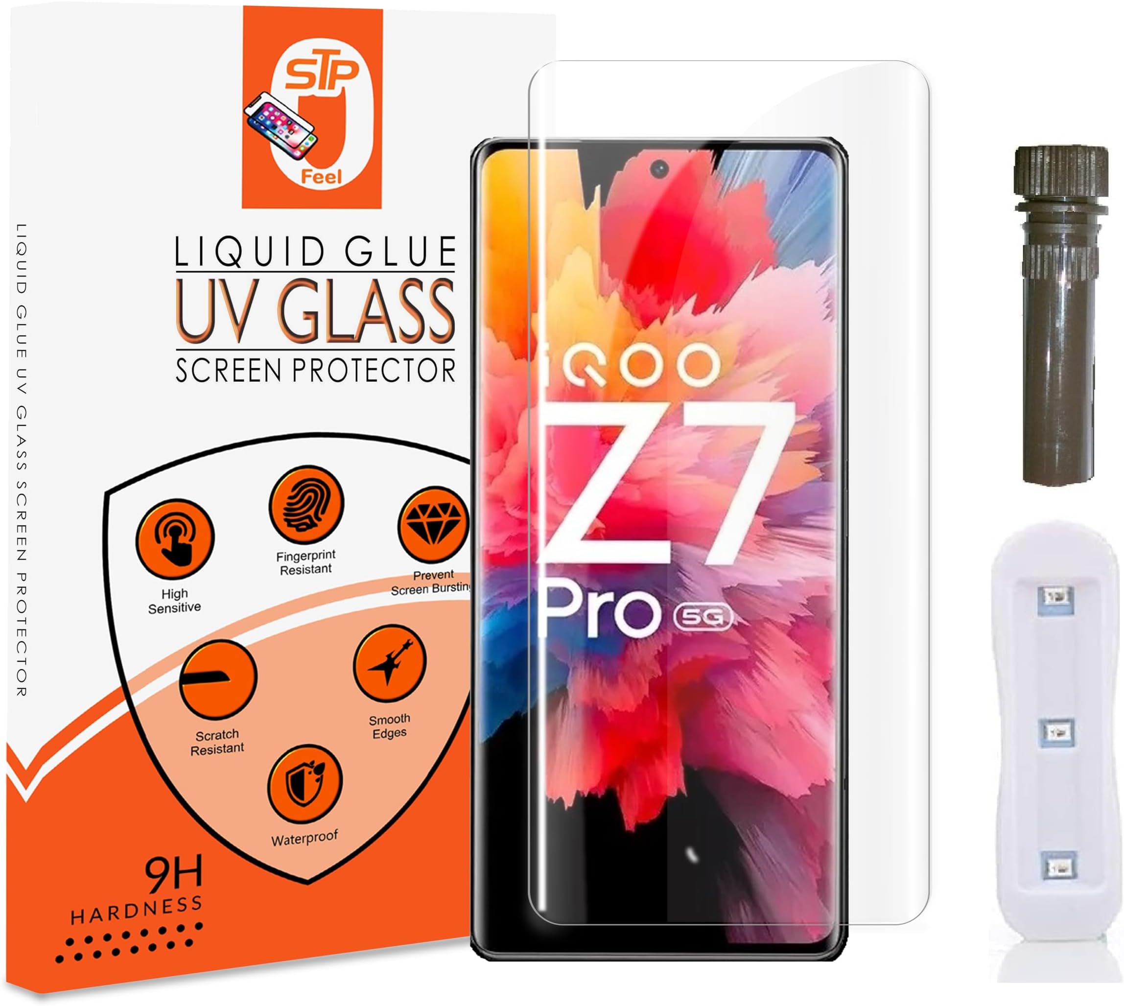 XTRENGTH Advanced Border-Less Curved Uv Tempered Glass Screen Protector ...