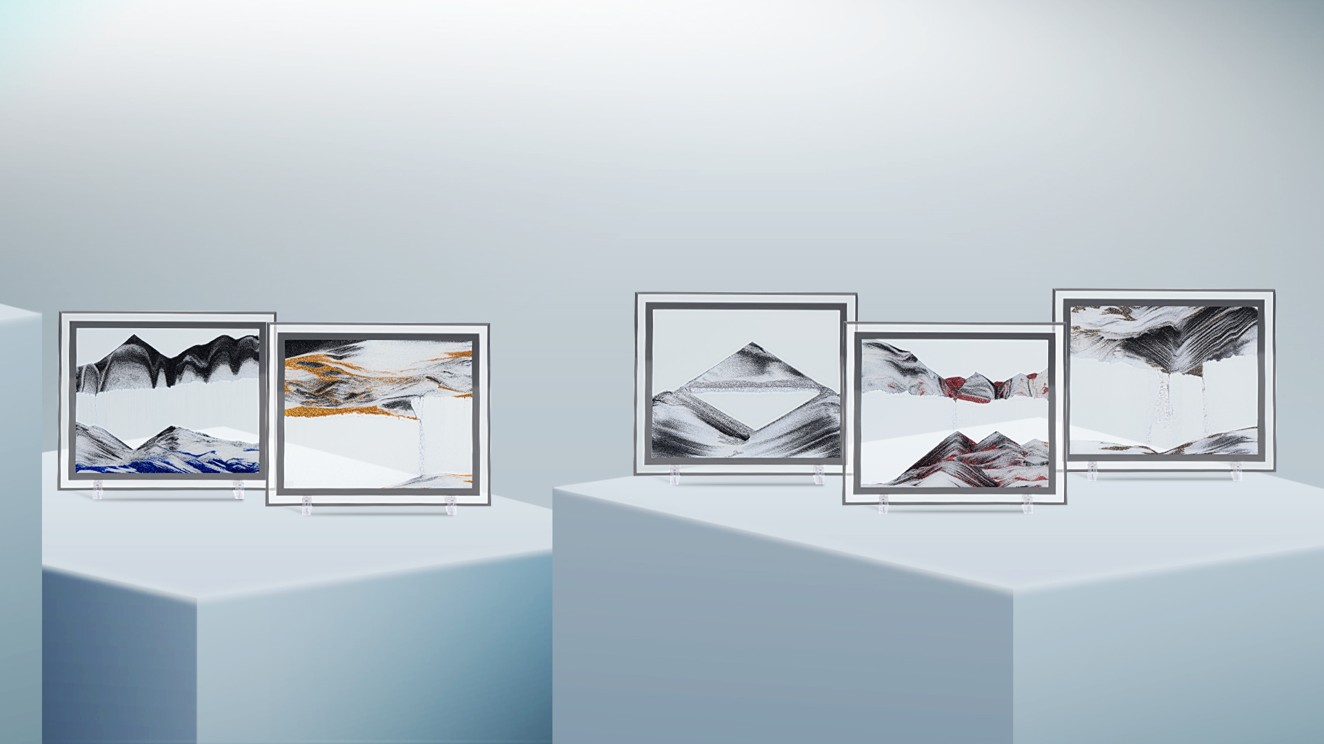 Dynamic Sand Art Frame Ever Changing Design LCDOCLAK Moving Sand Art ...