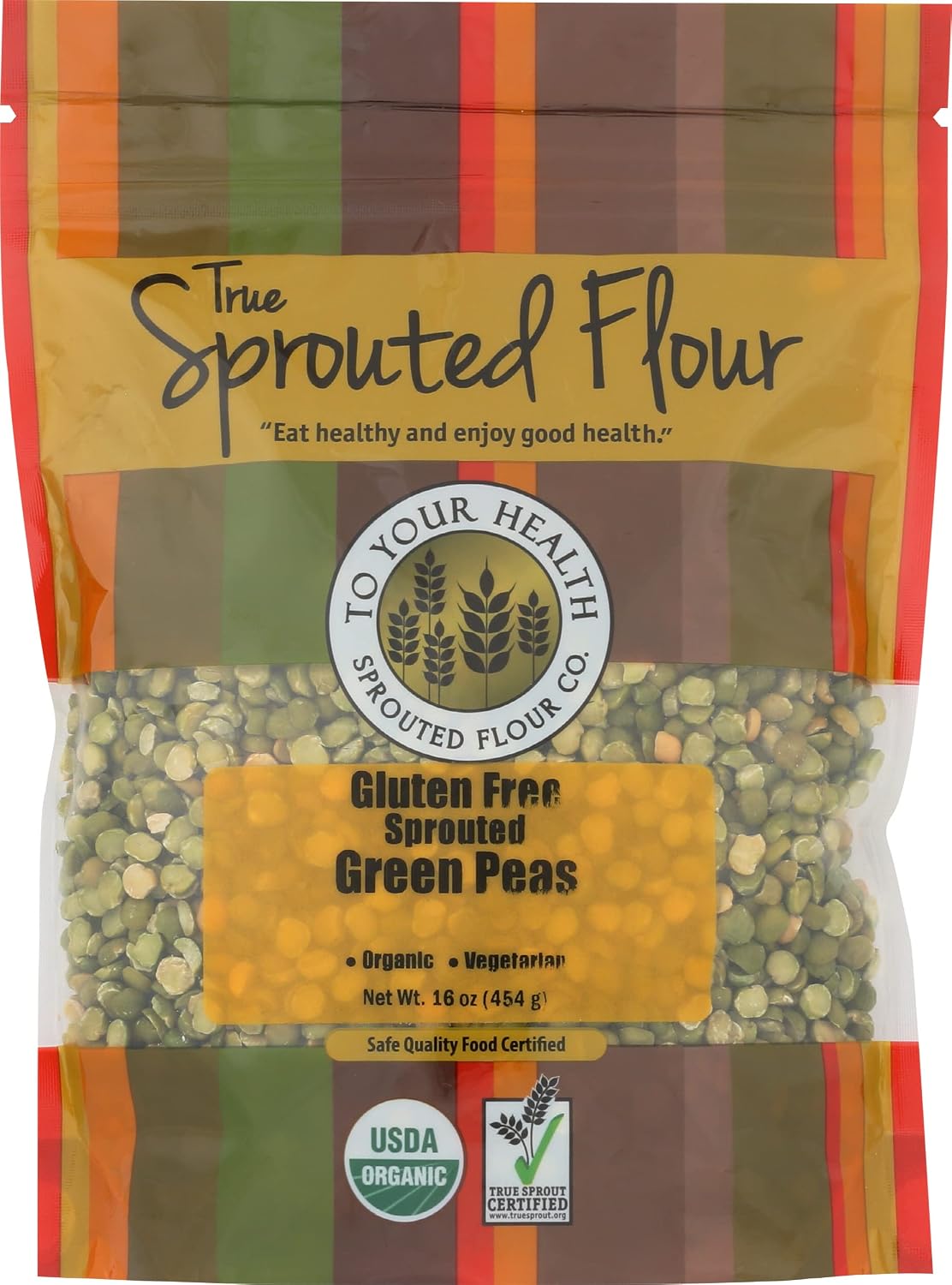 Amazon.com : TO YOUR HEALTH SPROUTED FLOUR Organic Sprouted Green Peas ...