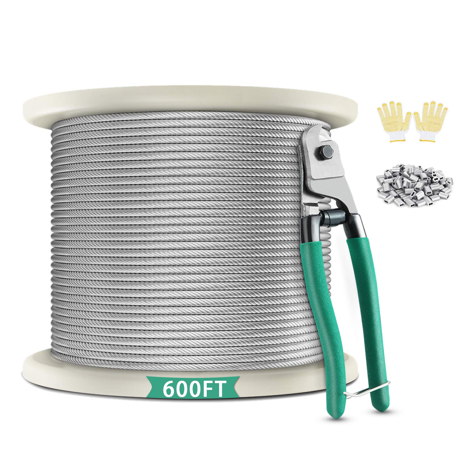 600ft 1 8 T316 Stainless Steel Cable With Heavy Duty | Desertcart OMAN