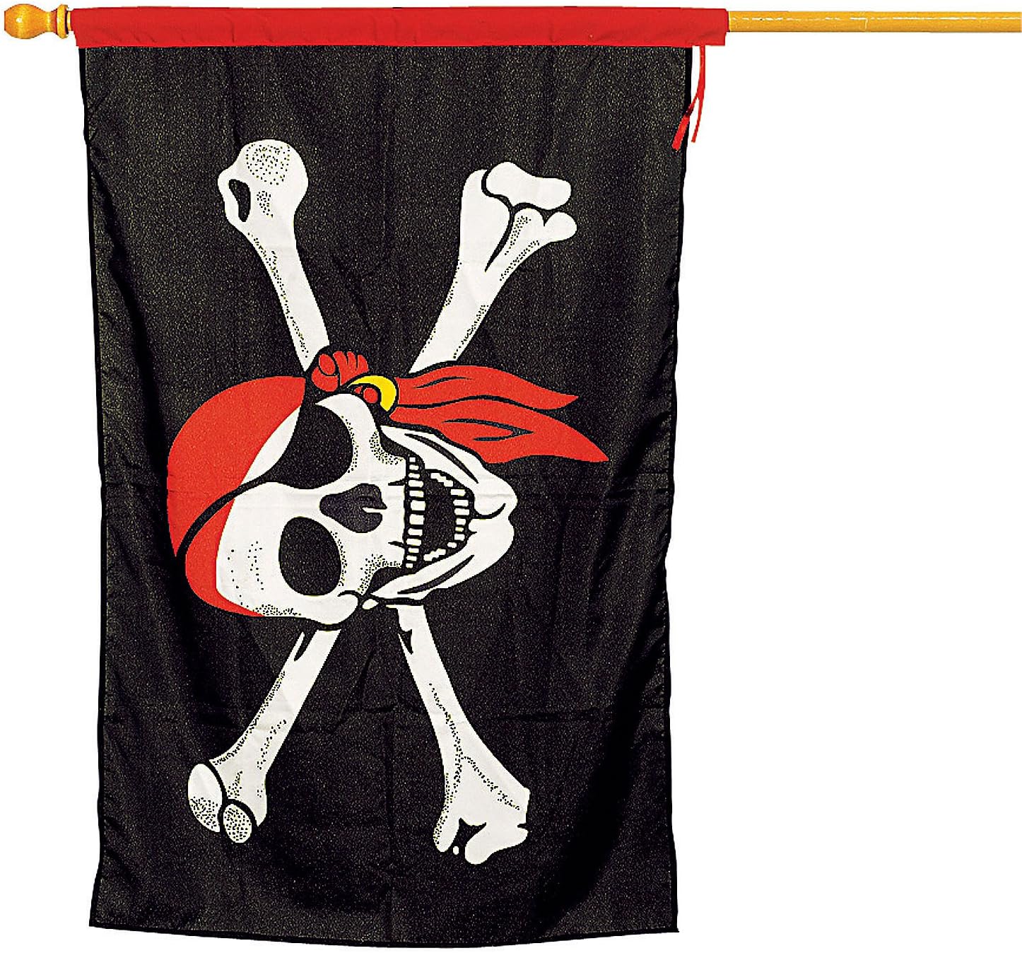 Amazon.com : Huge Pirate Flag with Skull and Crossbones! : Nautical ...