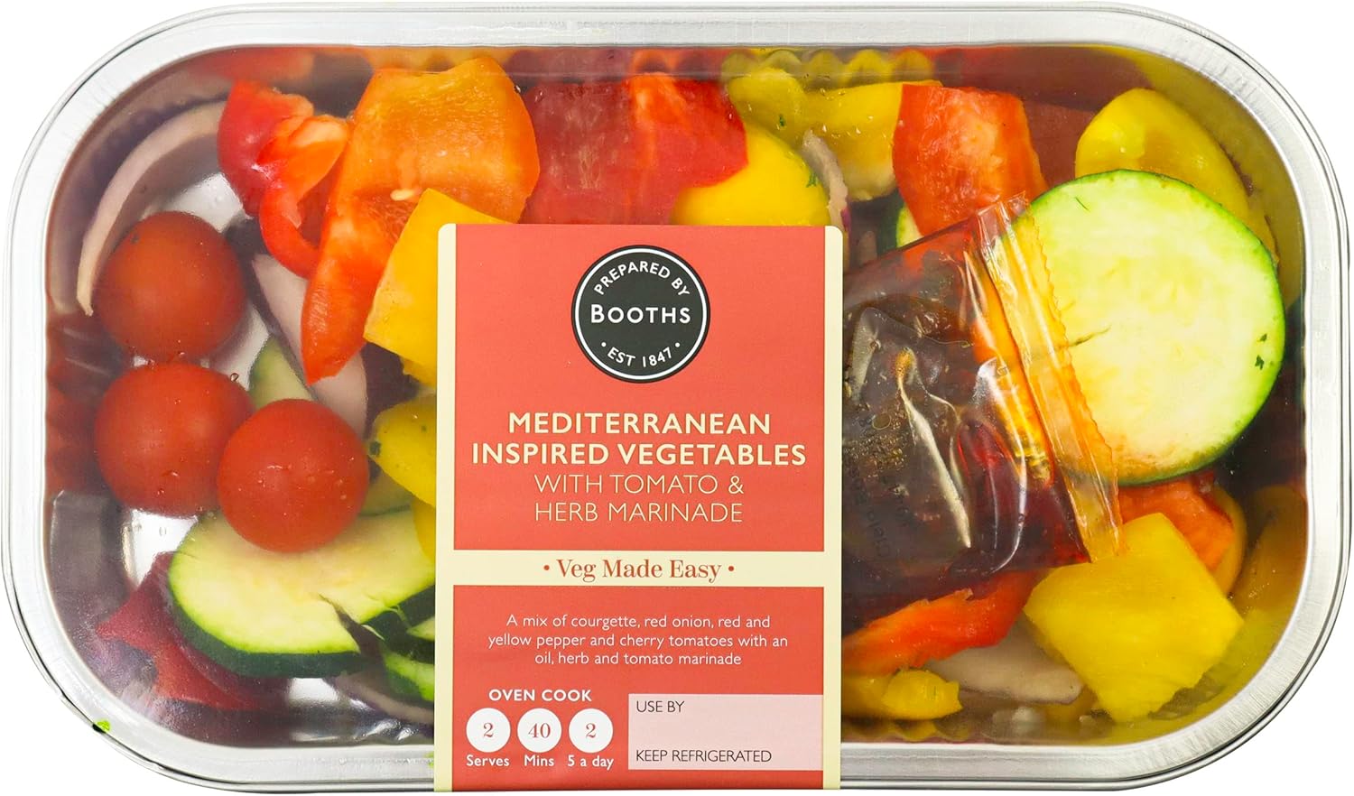 Booths Mediterranean Vegetable Selection, 400g : Amazon.co.uk: Grocery