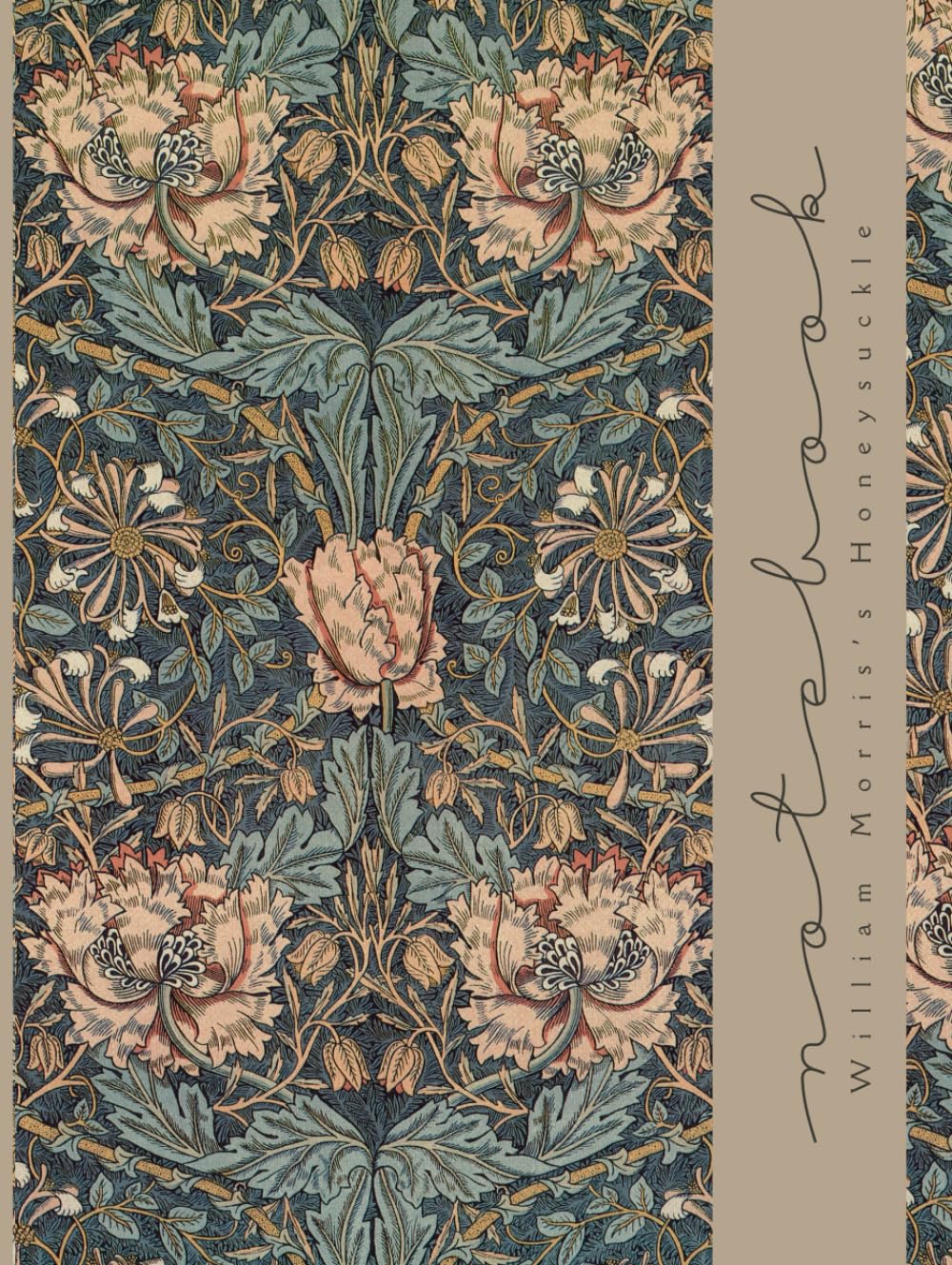 Amazon.com: William Morris Notebook: Vintage Design College Ruled ...