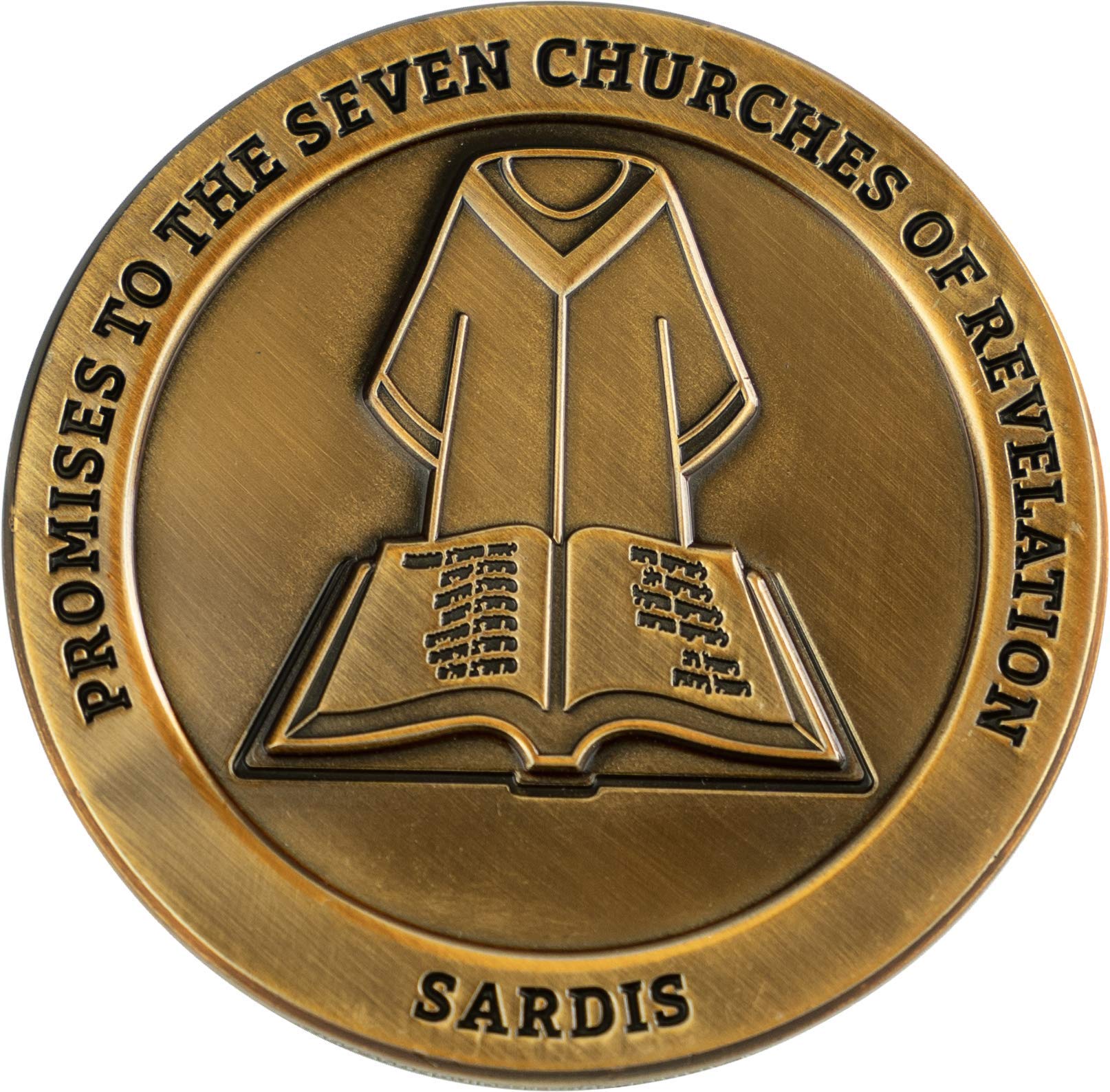 Sardis Seven Churches Of Revelation Challenge Coin Signs Of The End ...