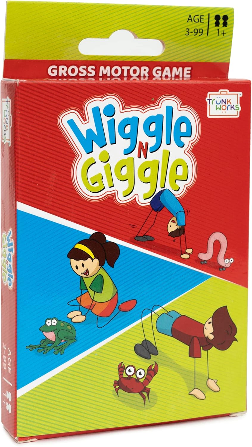 Amazon.com: Wiggle N Giggle Activity Card Game by Trunkworks | Super ...
