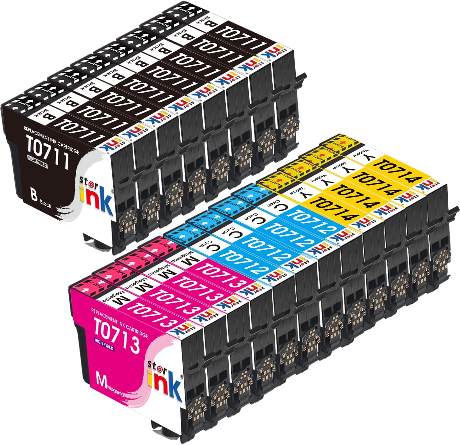 starink T0715 pour Cartouche Epson T0715 T0711 T0712 T0713 T0714 ...