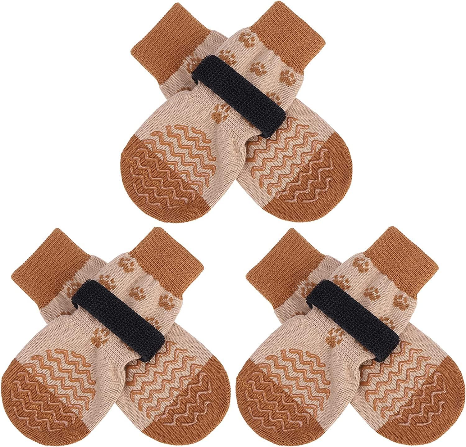 Amazon.com : EXPAWLORER Anti Slip Dog Socks to Prevent Licking Paws ...