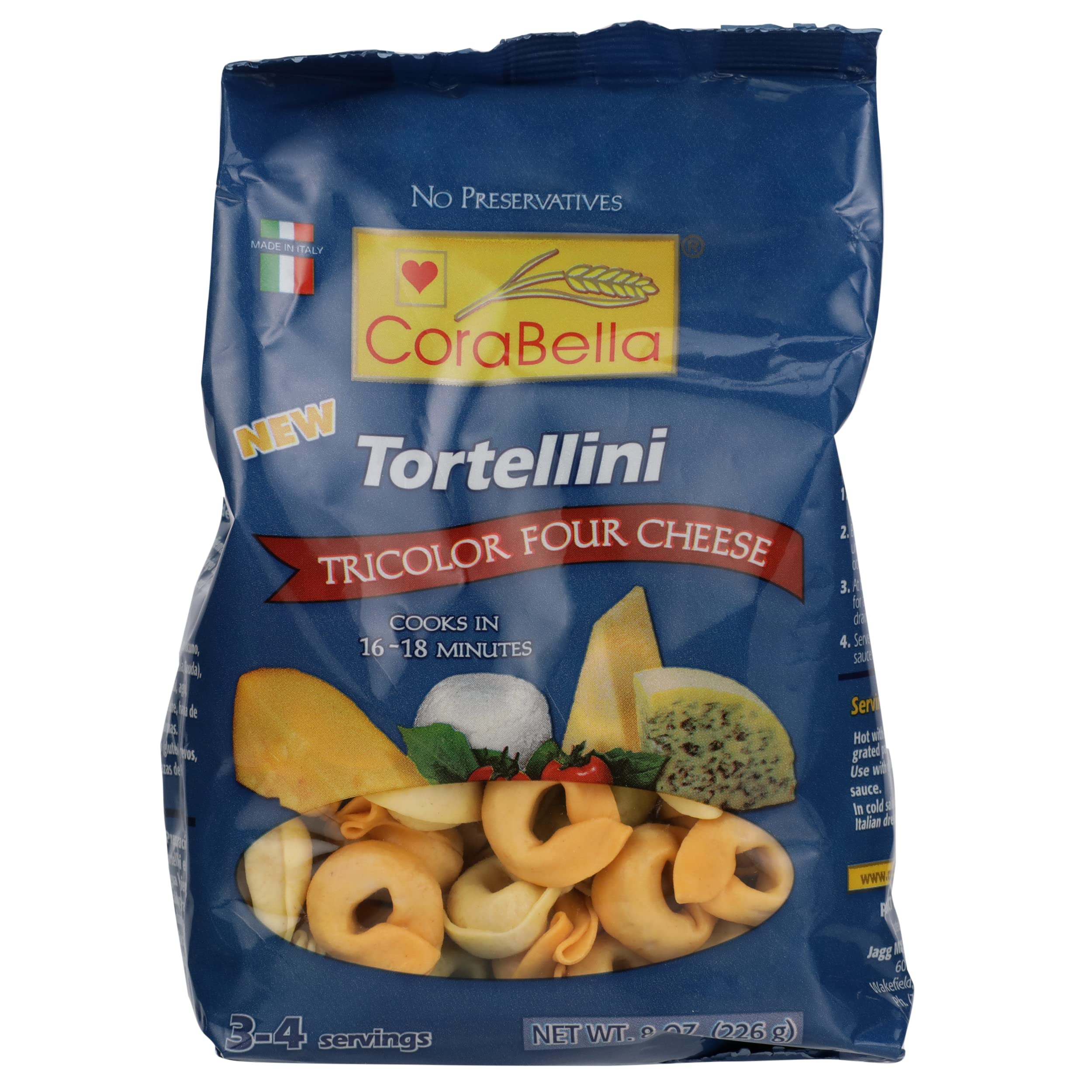Snapklik.com : Corabella Classic Italian Tricolor Tortellini Pasta ...