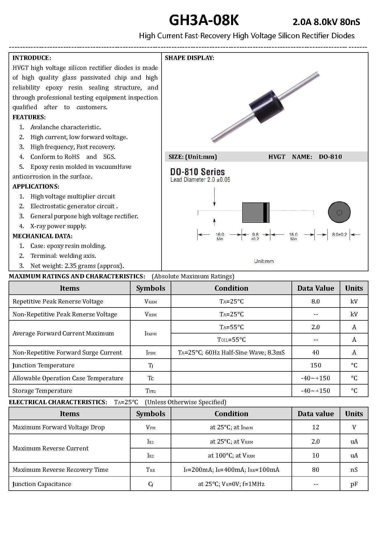 1N4007 Diode Pinout, Equivalent, Specs, Datasheet,, 43% OFF