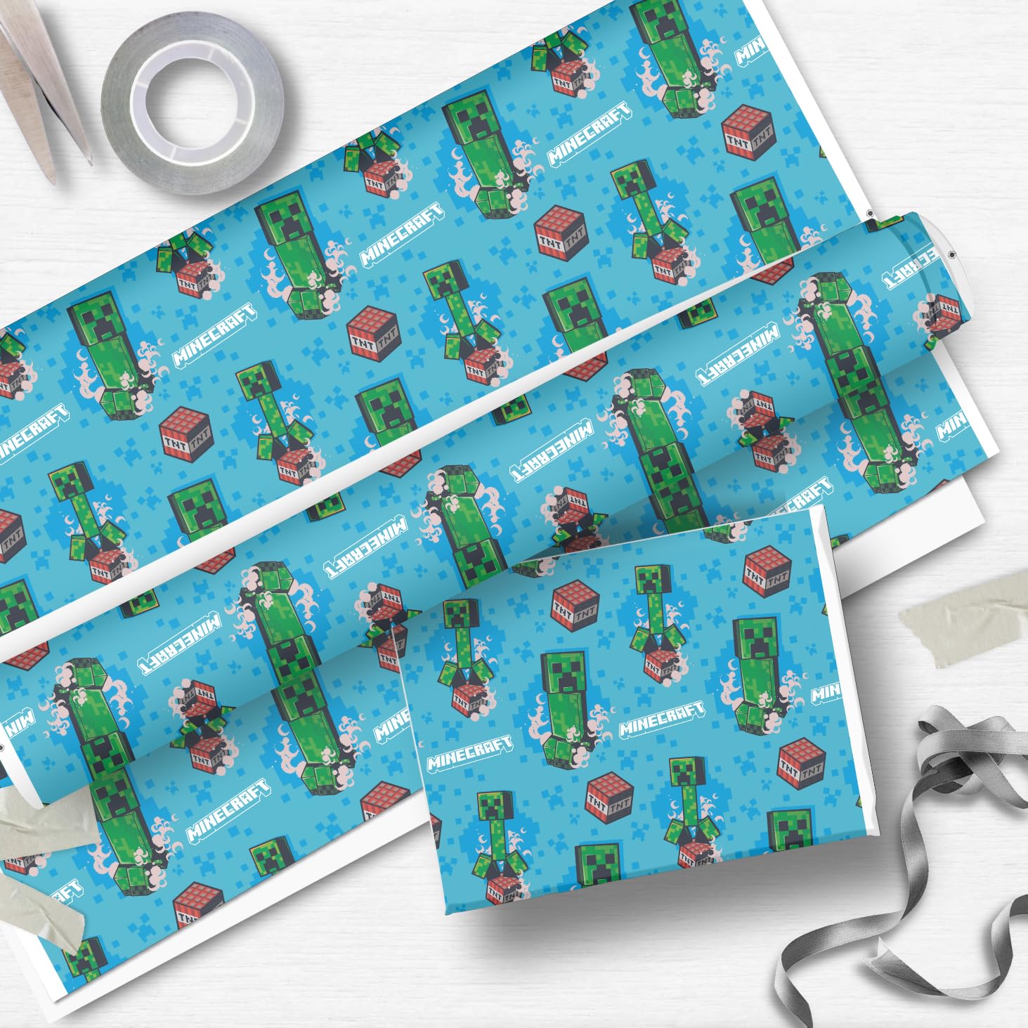 Minecraft Wrapping Paper Minecraft Clearance Wrapping Paper