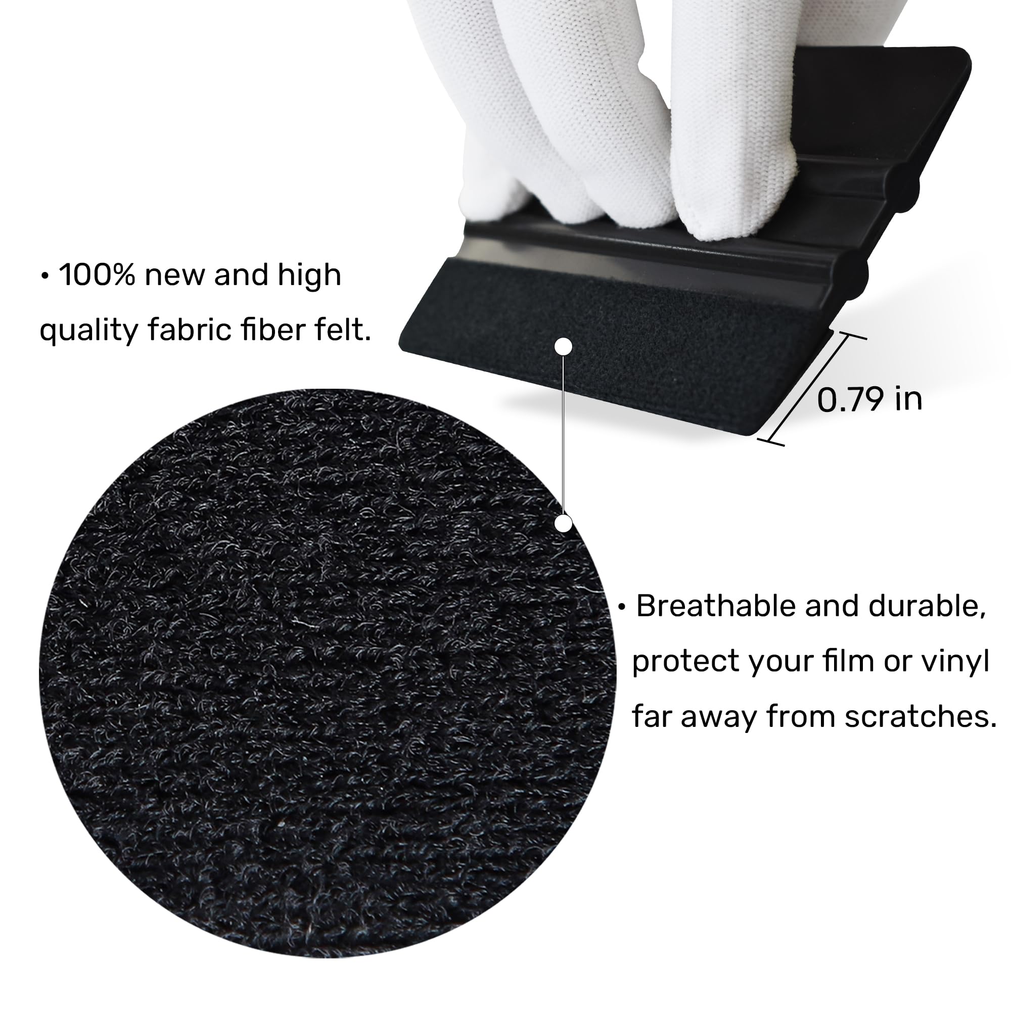 Snapklik.com : 2pcs Vinyl Wrap Tools, 4-Inch Mini Squeegee For Vinyl ...