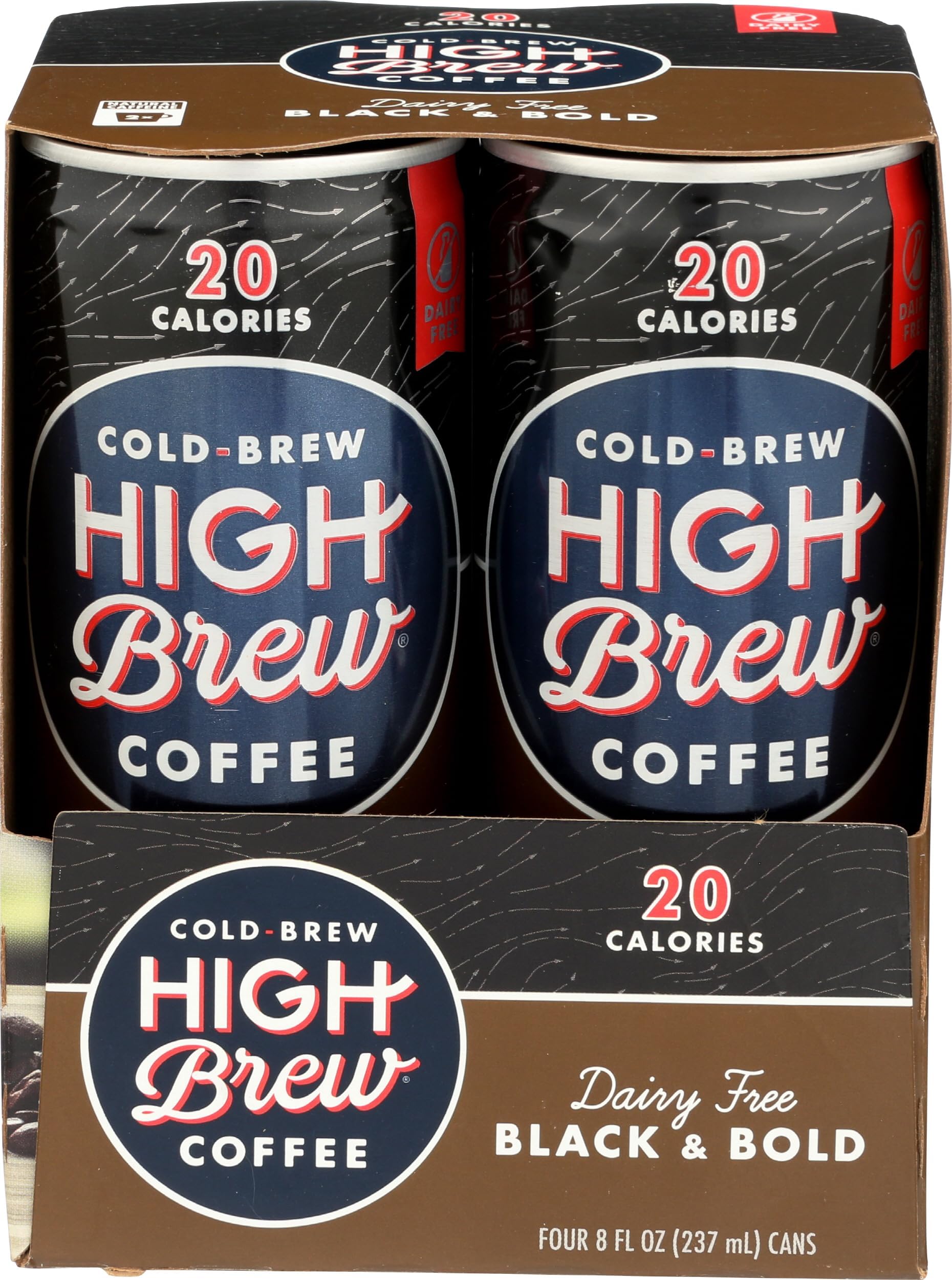 Amazon.com: High Brew Coffee Cold-Brew, Black and Bold, 8 fl oz ...