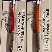 Amazon.com: Pentel Arts GraphGear 300 Mechanical Pencil, (0.9mm) Thick ...