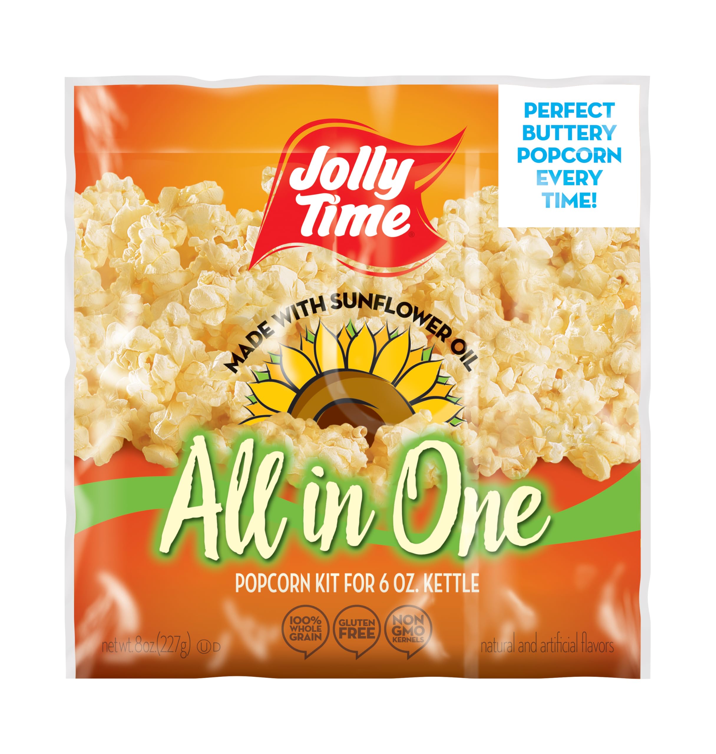 Amazon.com: JOLLY TIME All in One Popcorn Kit with Sunflower Oil ...