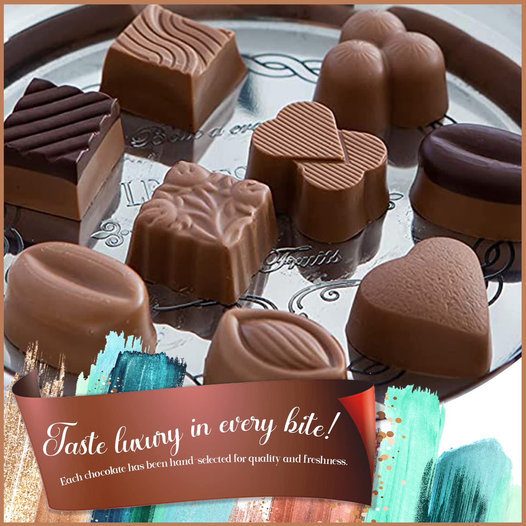 Carian's Bistro Melodi Chocolatier Assorted Belgian Chocolate Gift Box ...