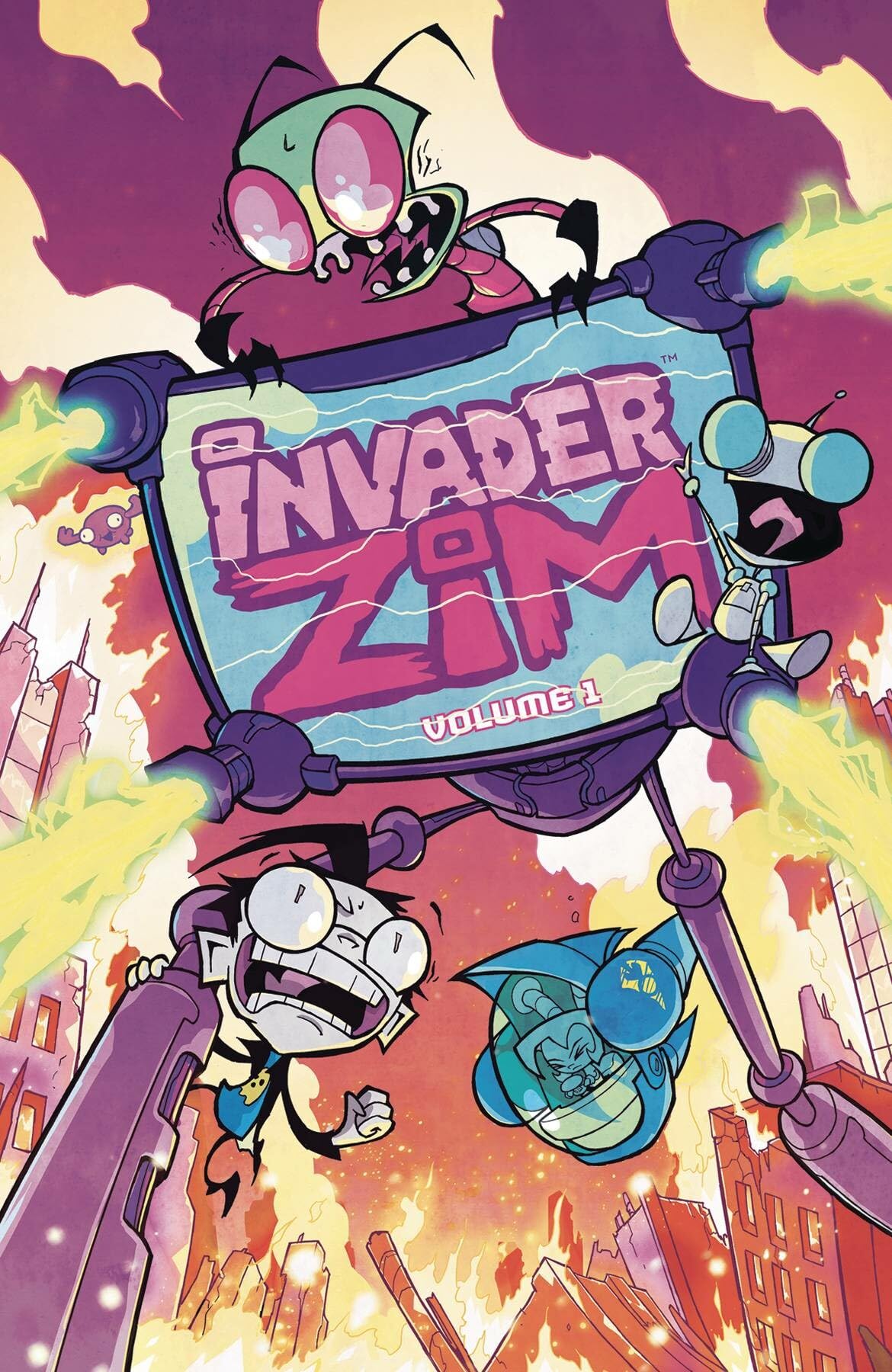 Amazon.com: Invader ZIM Vol. 1 (1): 9781620102930: Vasquez, Jhonen ...
