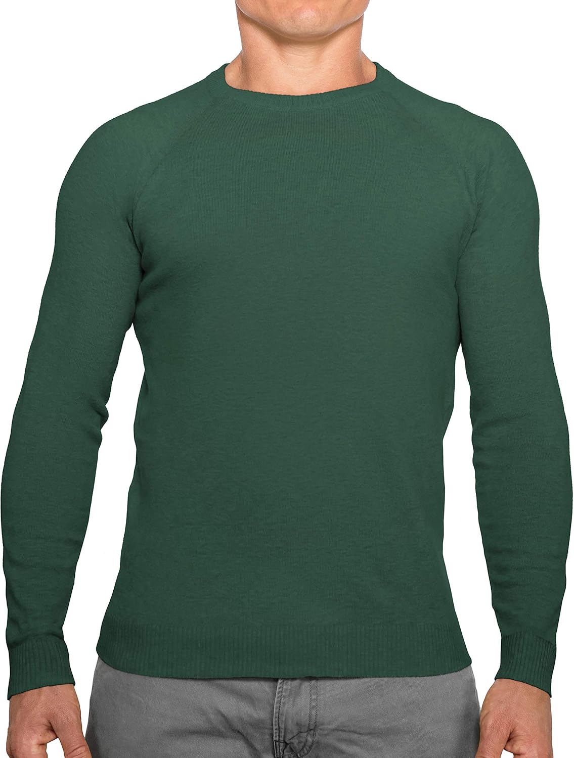CC Perfect Slim Fit Crewneck Sweaters for Men | Lightweight Breathable ...